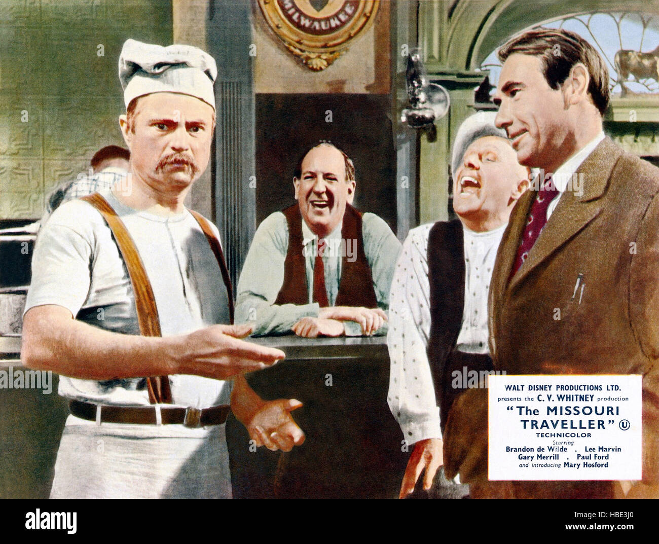 THE MISSOURI TRAVELLER, front from left: Cal Tinney, Gary Merrill, Paul ...