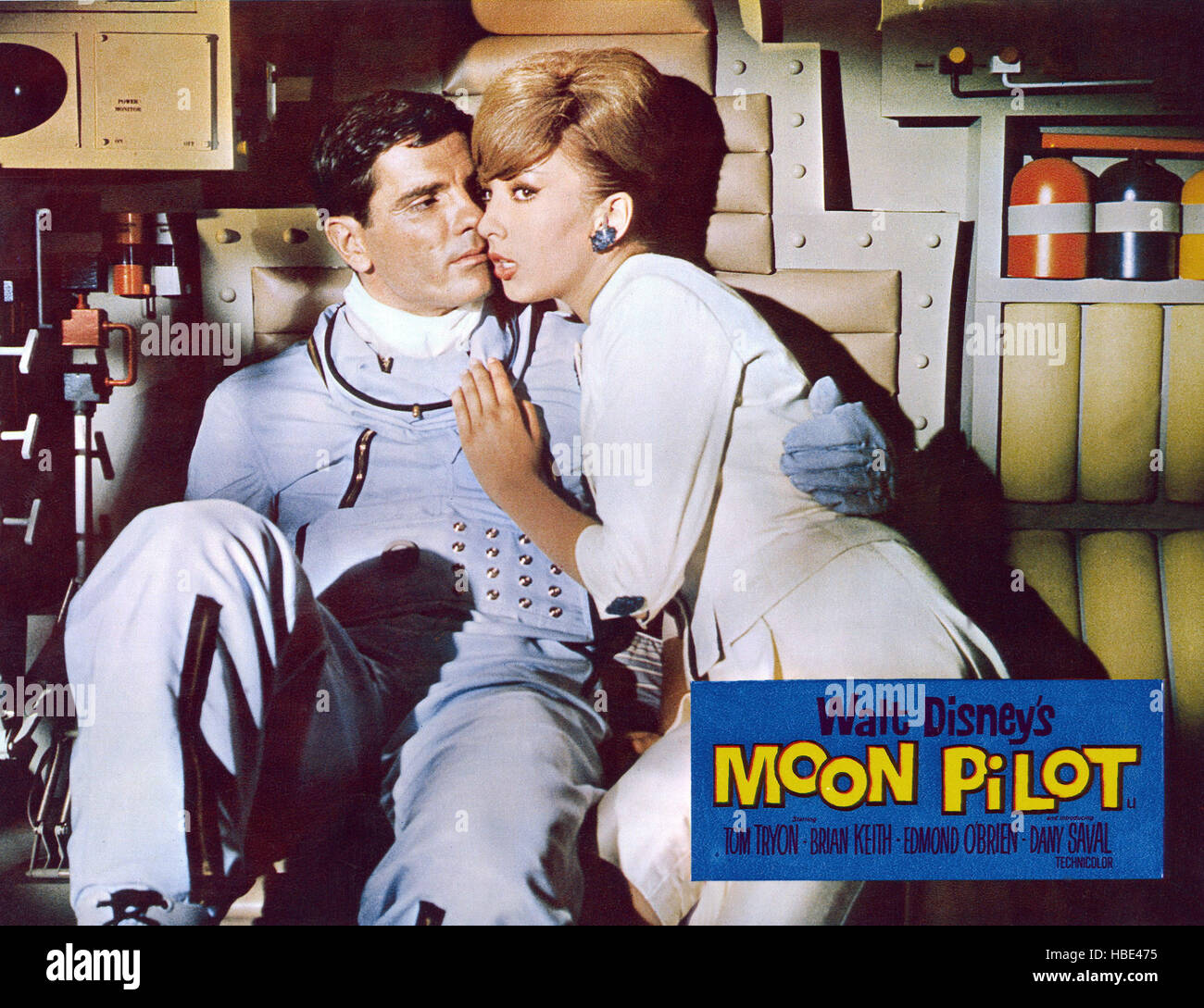 MOON PILOT, from left: Tom Tryon, Dany Saval, 1962 Stock Photo - Alamy