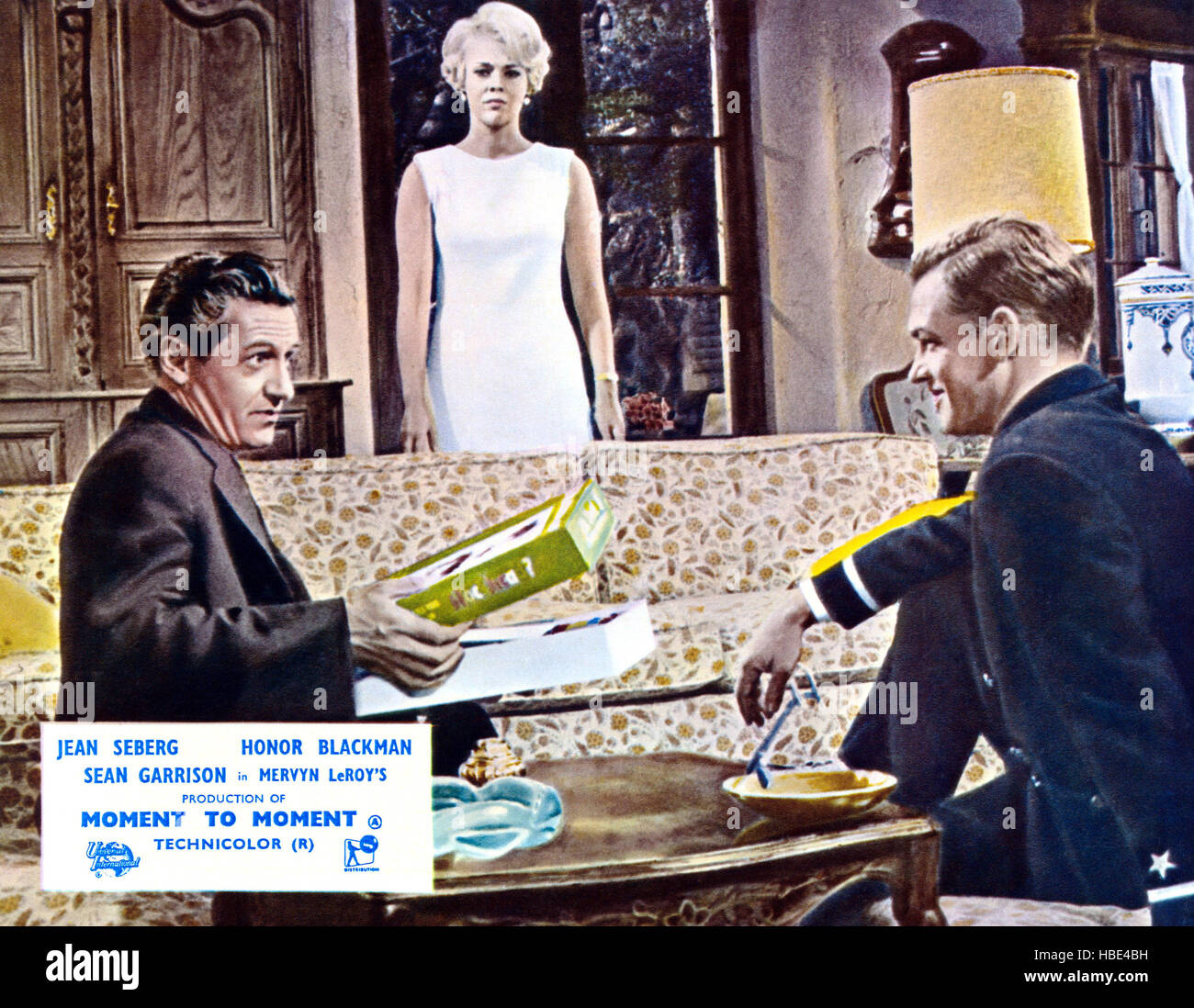 MOMENT TO MOMENT, from left: Arthur Hill, Jean Seberg, Sean Garrison ...