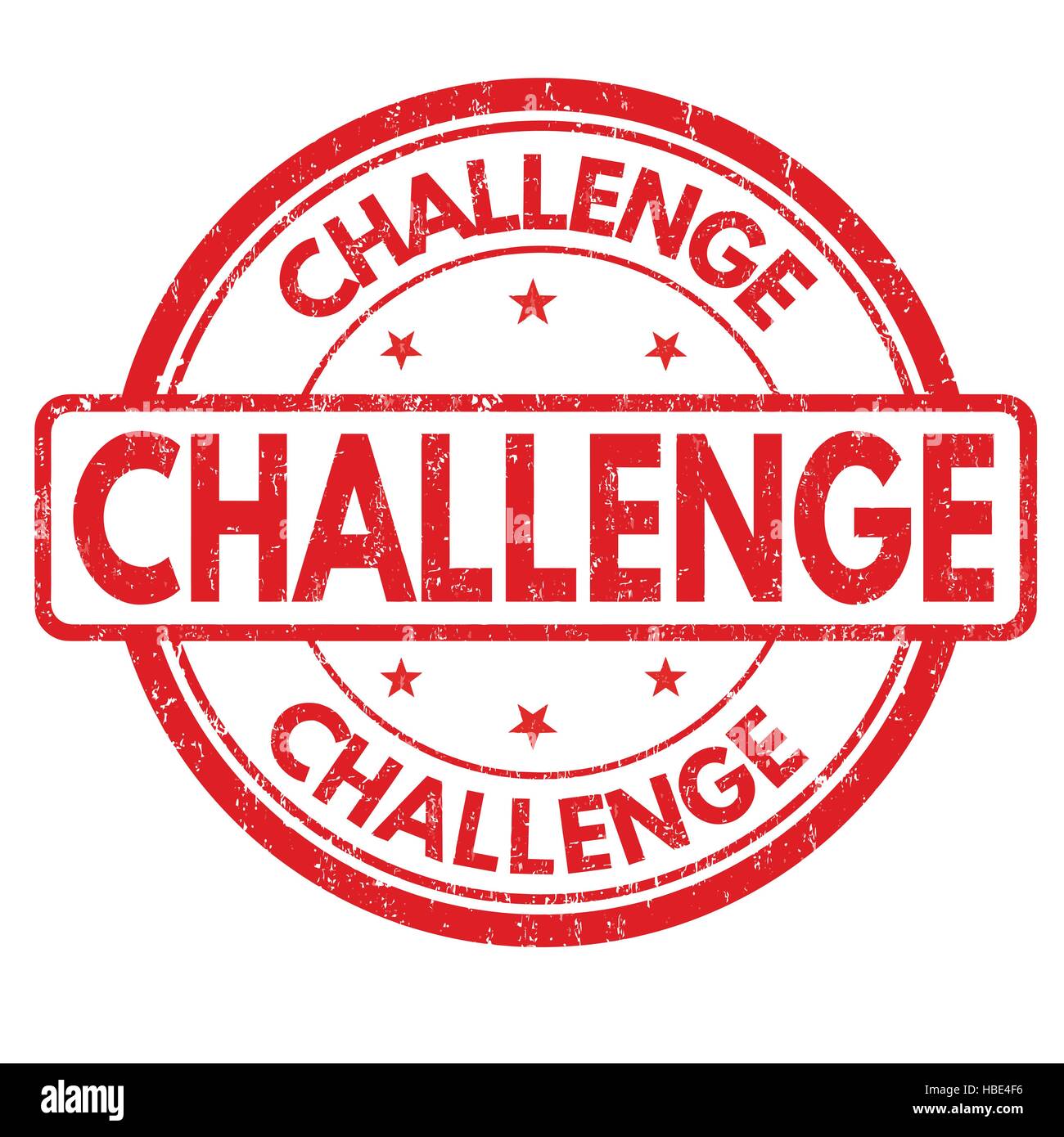 Challenge grunge rubber stamp on white background, vector illustration ...