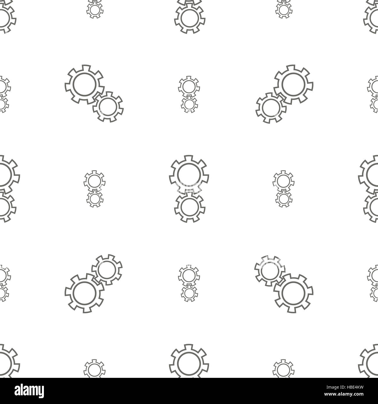 Seamless Gears Pattern Stock Photo - Alamy