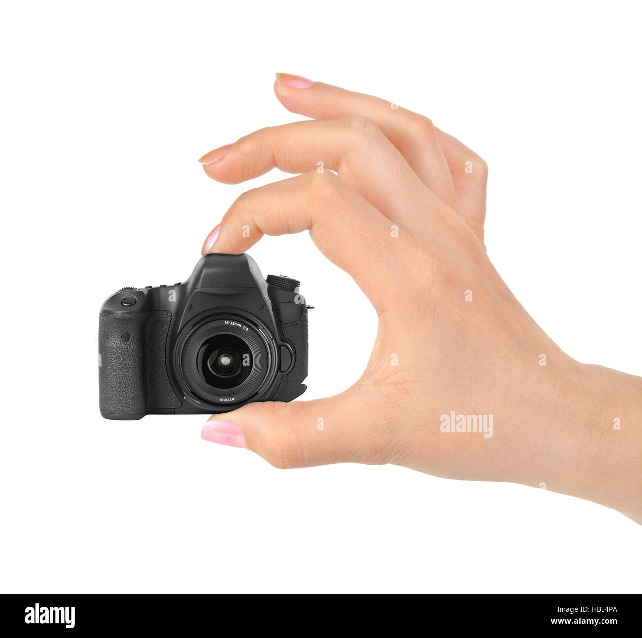 Dslr hand hi-res stock photography and images - Alamy