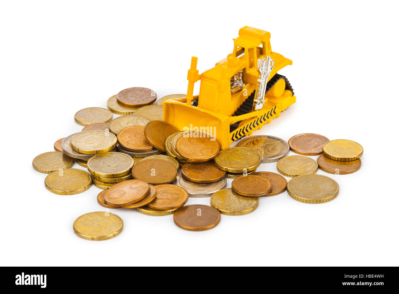 Working bulldozer Cut Out Stock Images & Pictures - Alamy