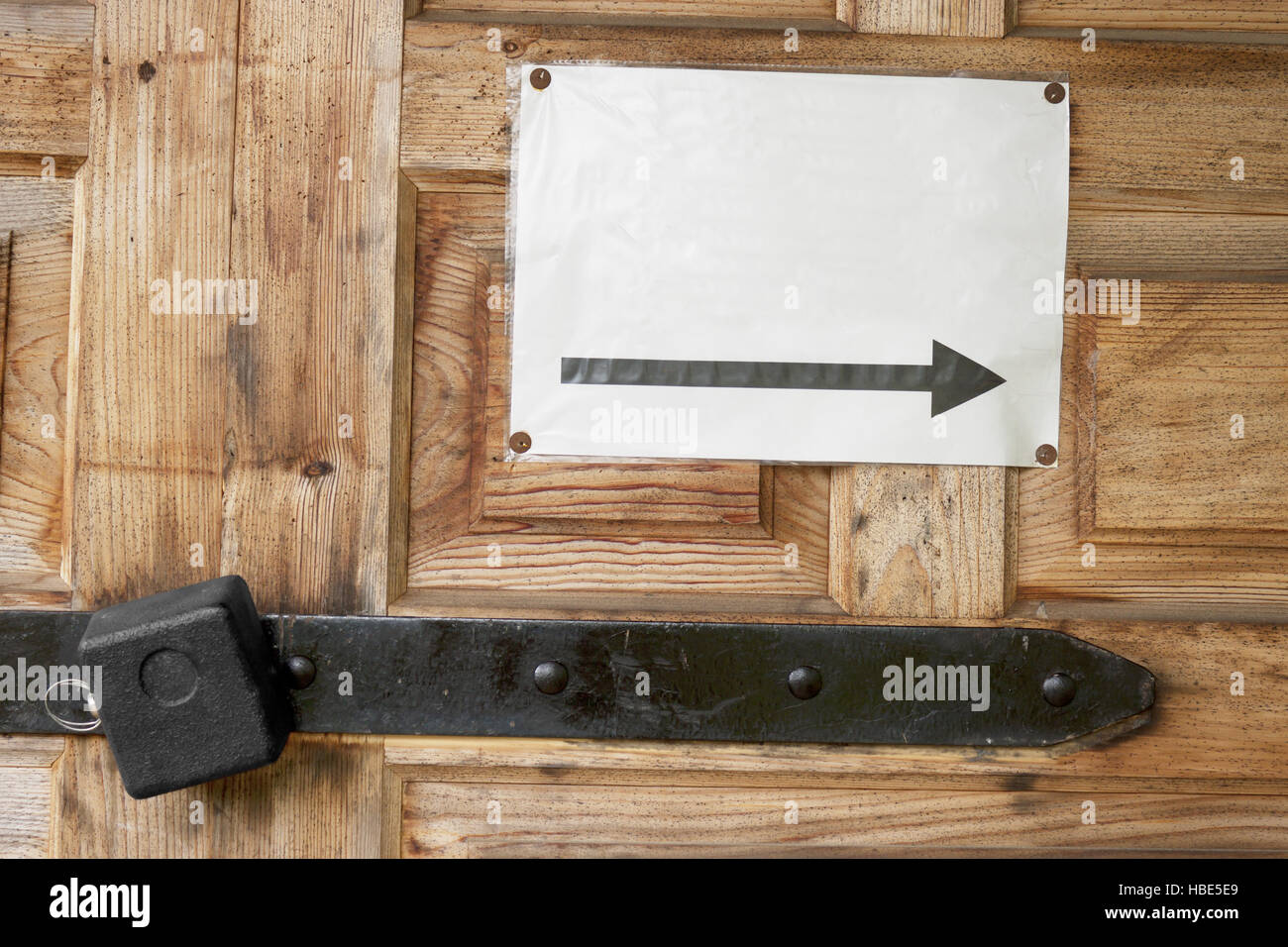 Note on door hi-res stock photography and images - Alamy