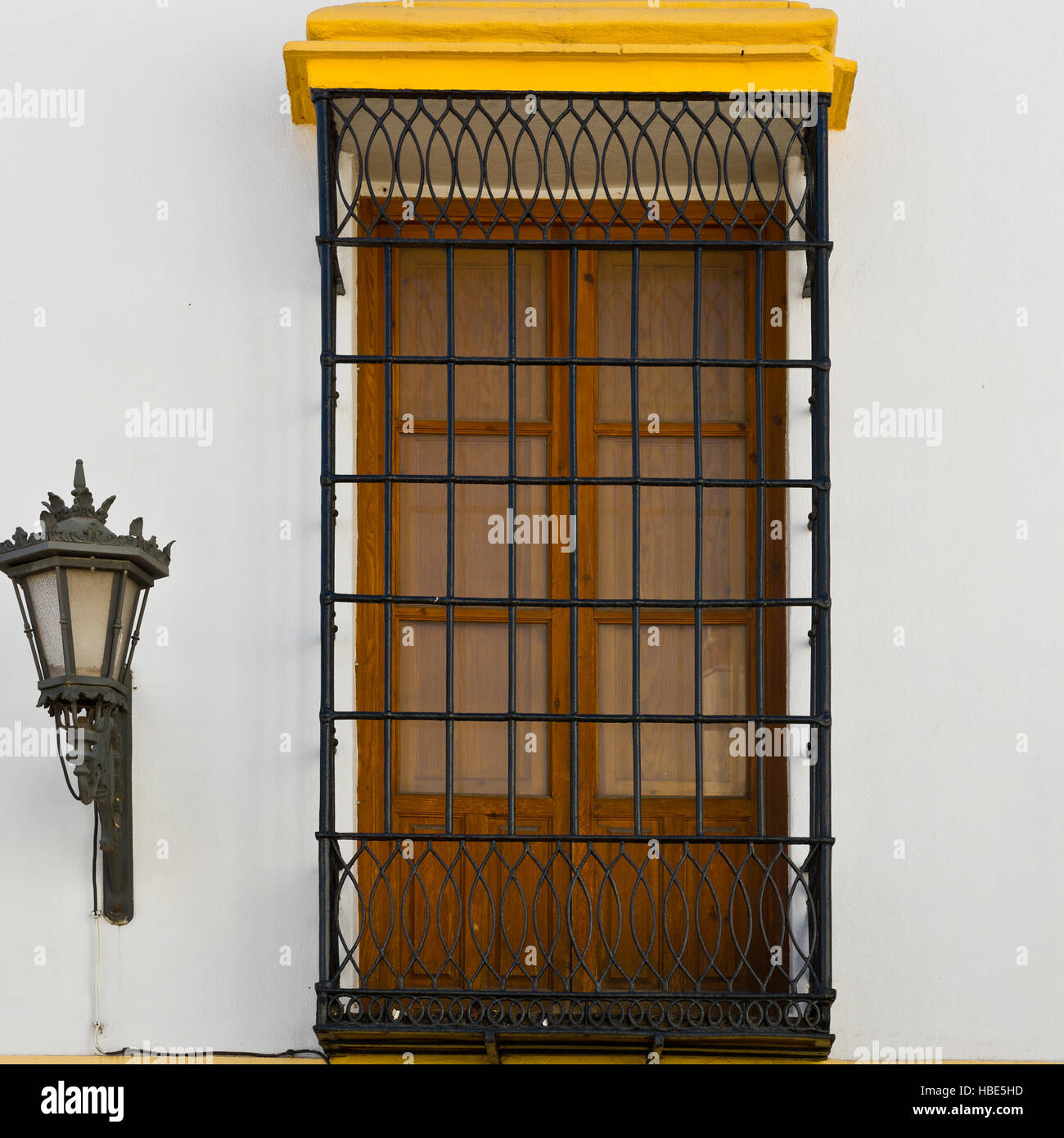 Window of Spain House Stock Photo - Alamy