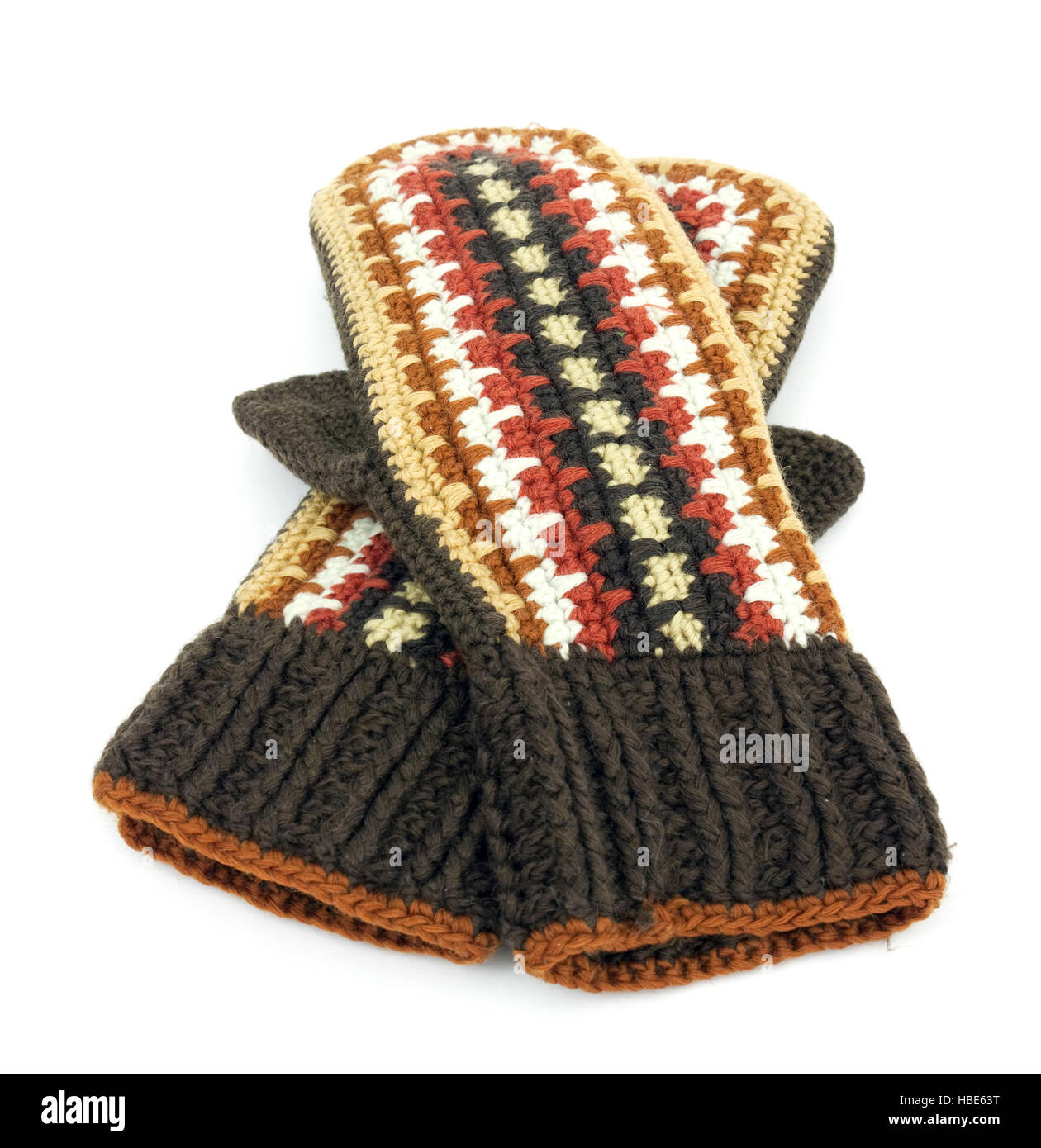 Knitted mittens drawing hi-res stock photography and images - Alamy