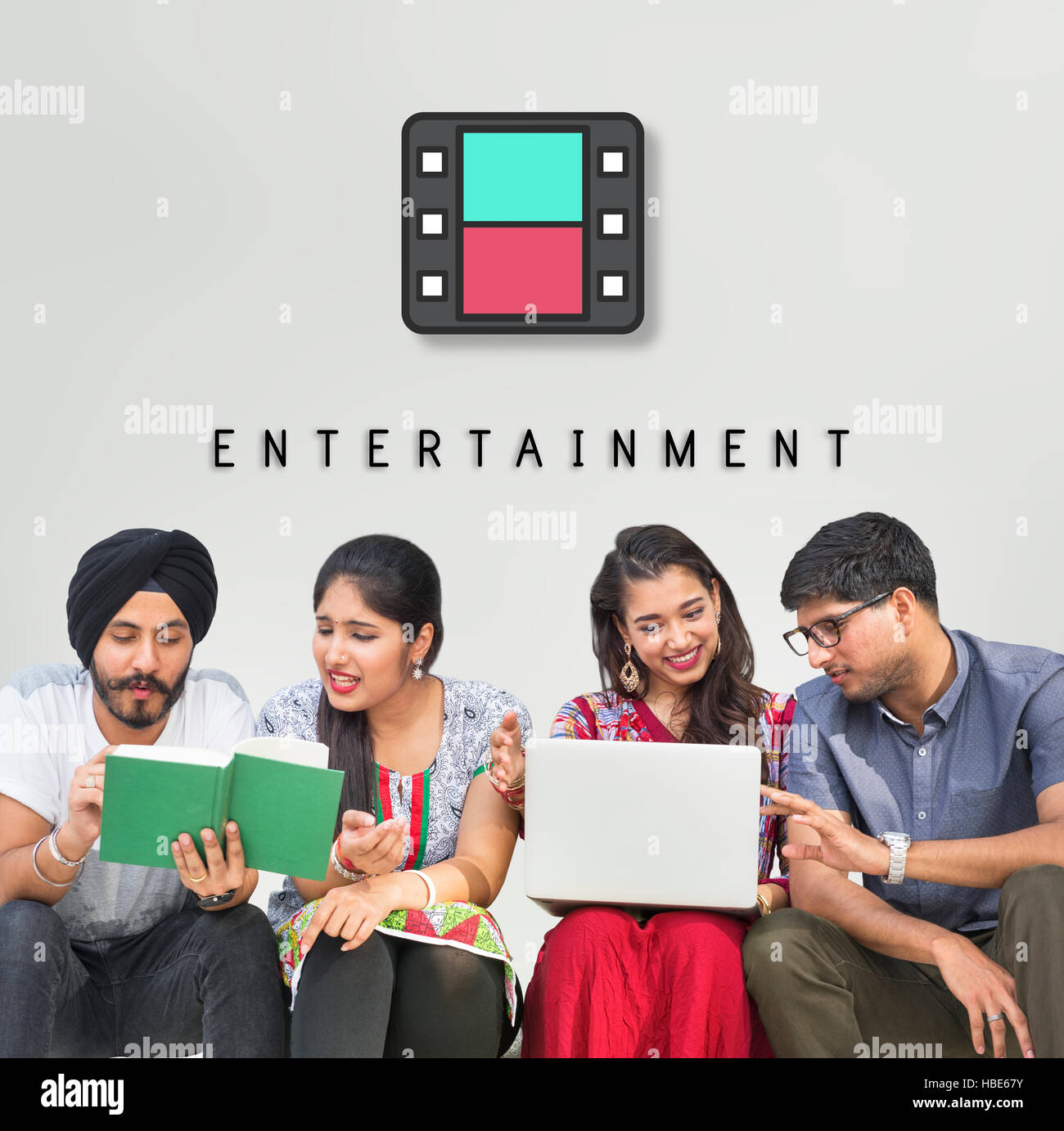 Entertainment Audio Multimedia Podcast Graphic Concept Stock Photo - Alamy