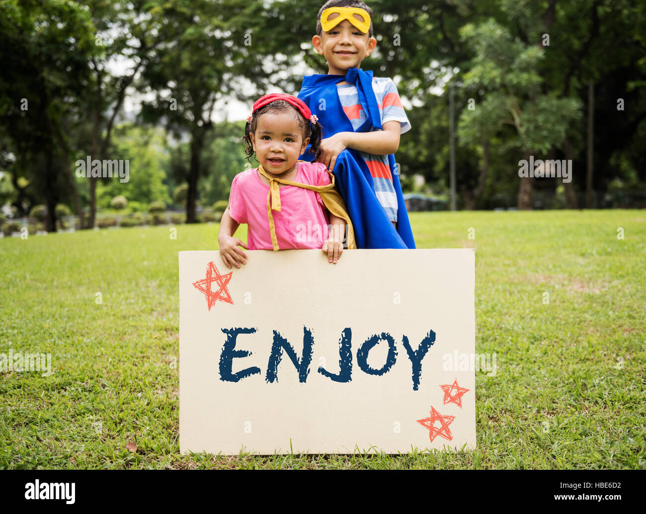 Kids Childhood Enjoy Fun Play Activity Concept Stock Photo - Alamy