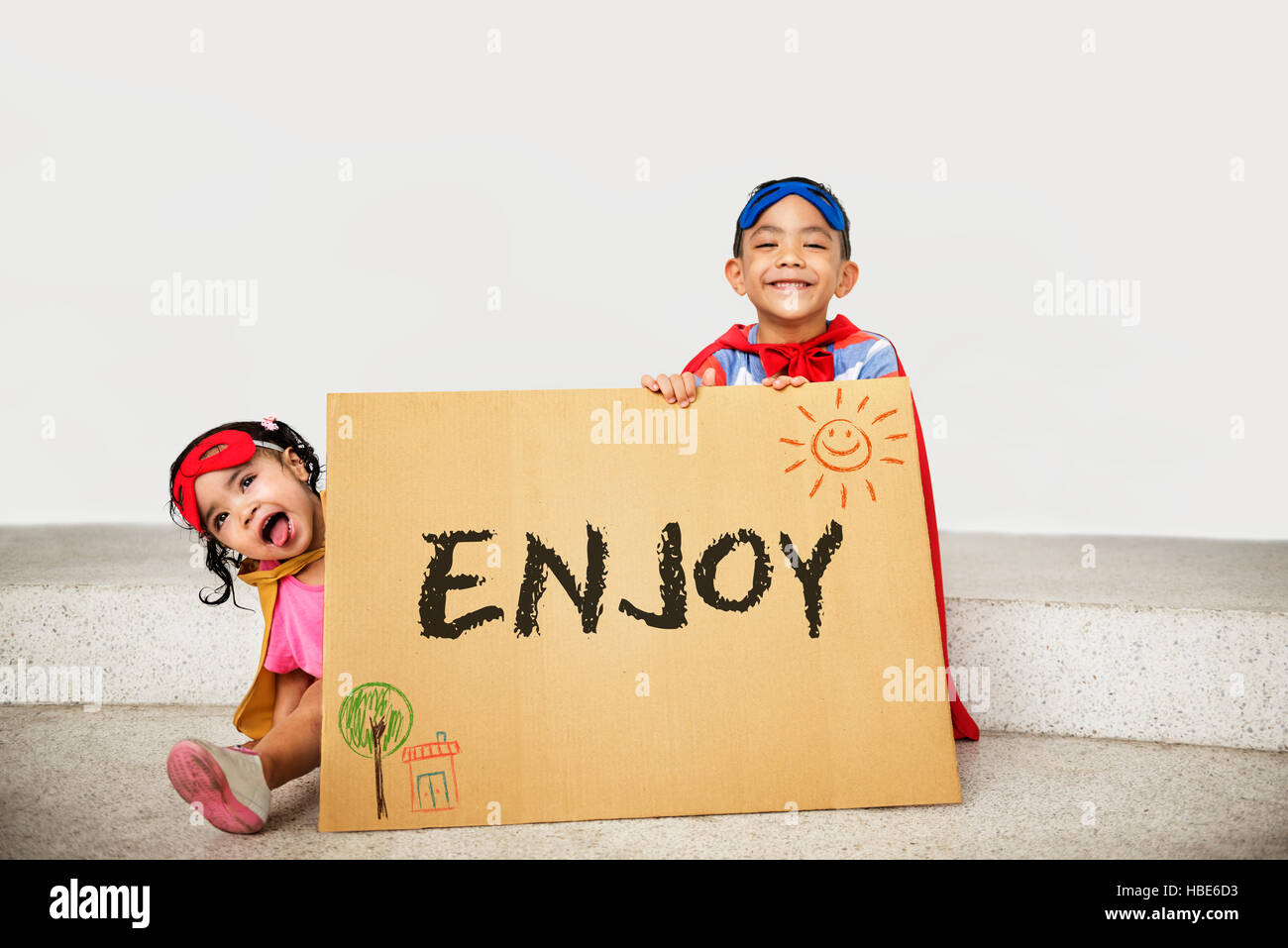 Kids Childhood Enjoy Fun Play Activity Concept Stock Photo - Alamy