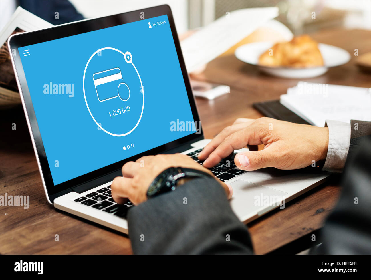Online Payment Internet Banking Technology Concept Stock Photo - Alamy
