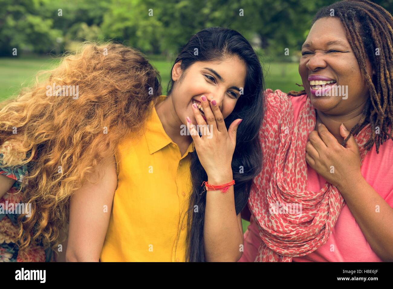 Group of Women Socialize Teamwork Happiness Concept Stock Photo - Alamy
