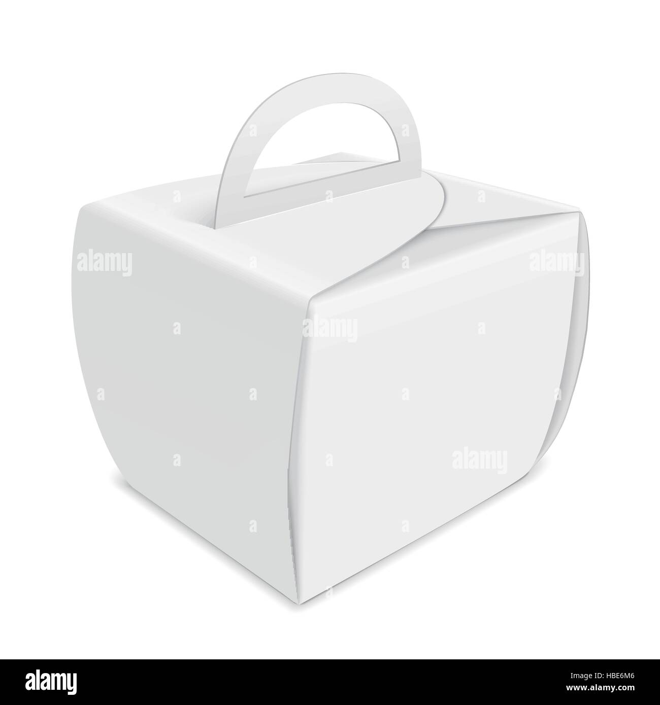 Empty cake box Stock Vector Images - Alamy