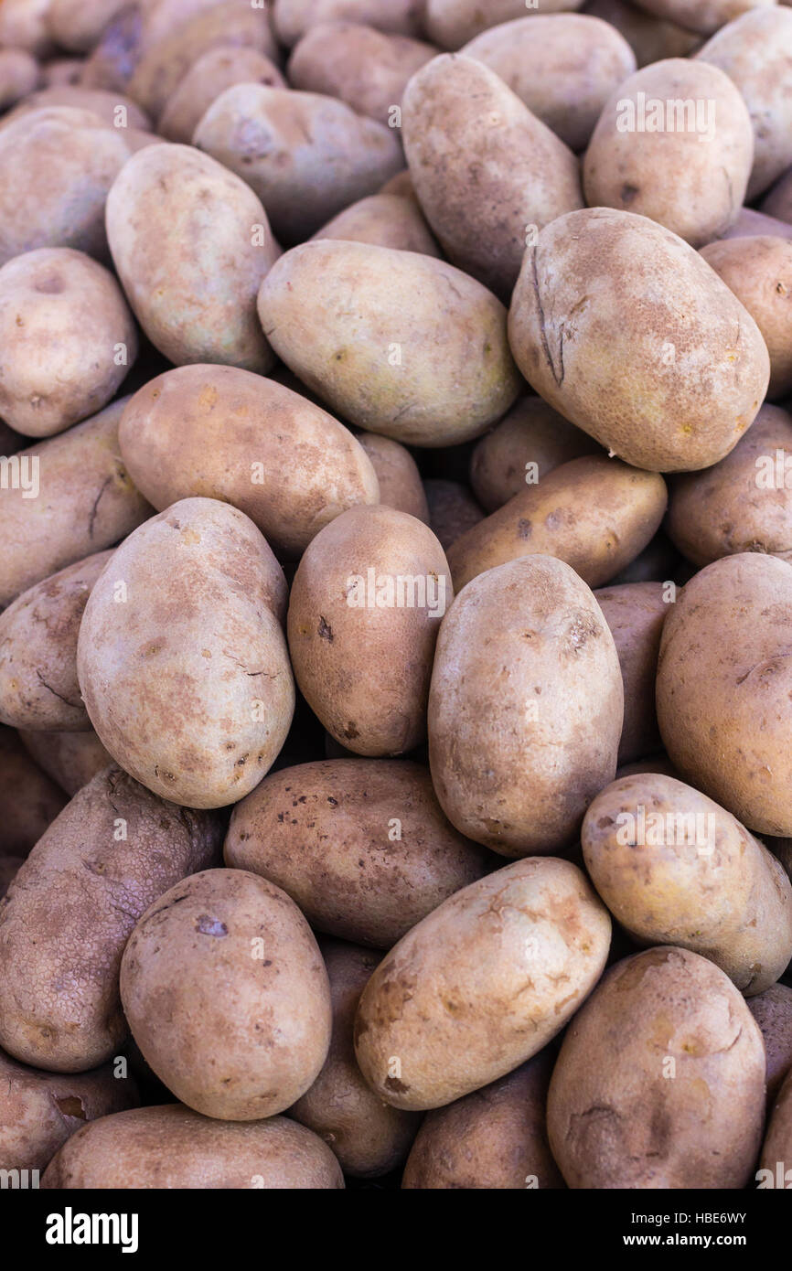 Potatoes at a Produce Stand Stock Photo - Alamy