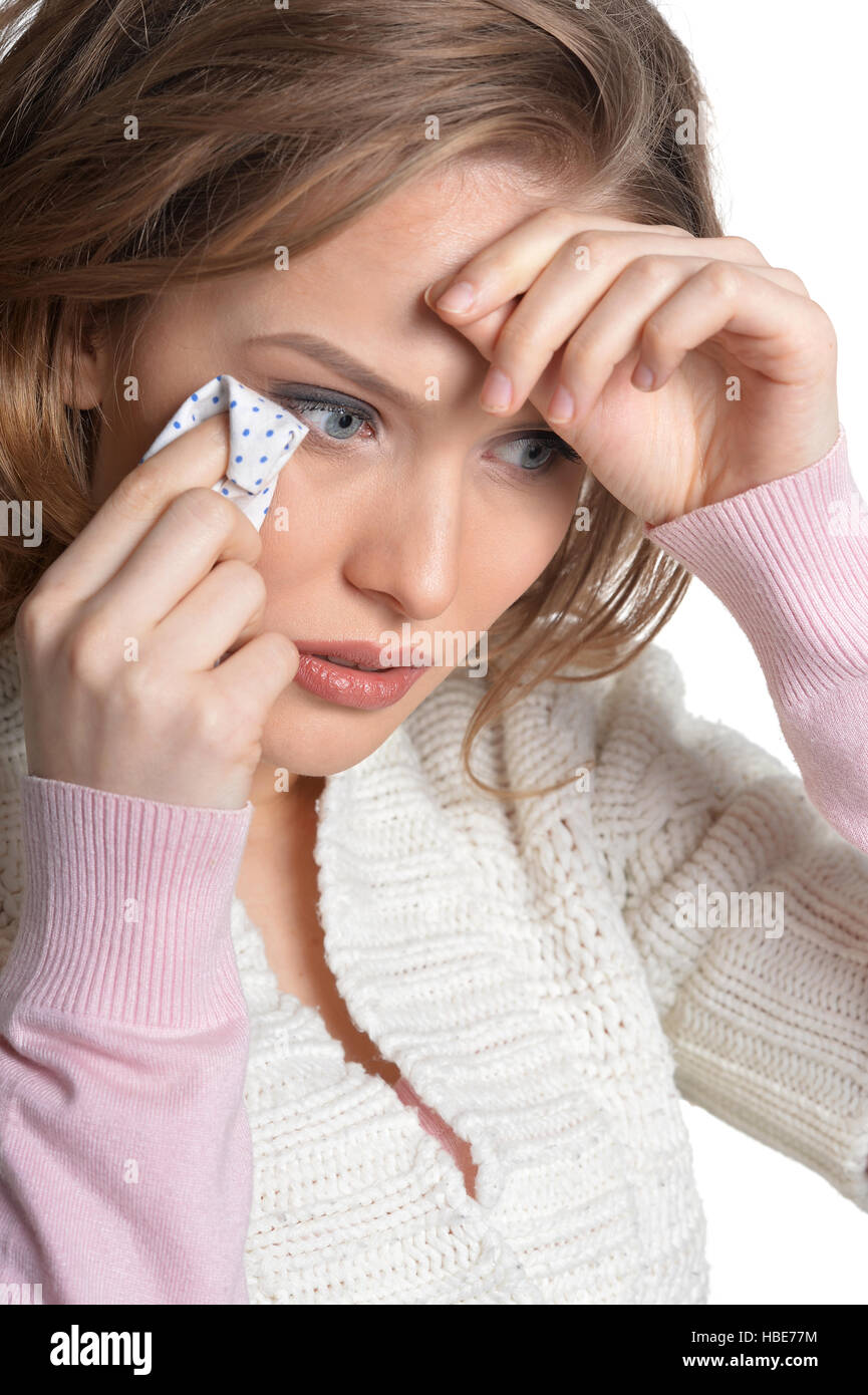 Sad young woman Stock Photo - Alamy