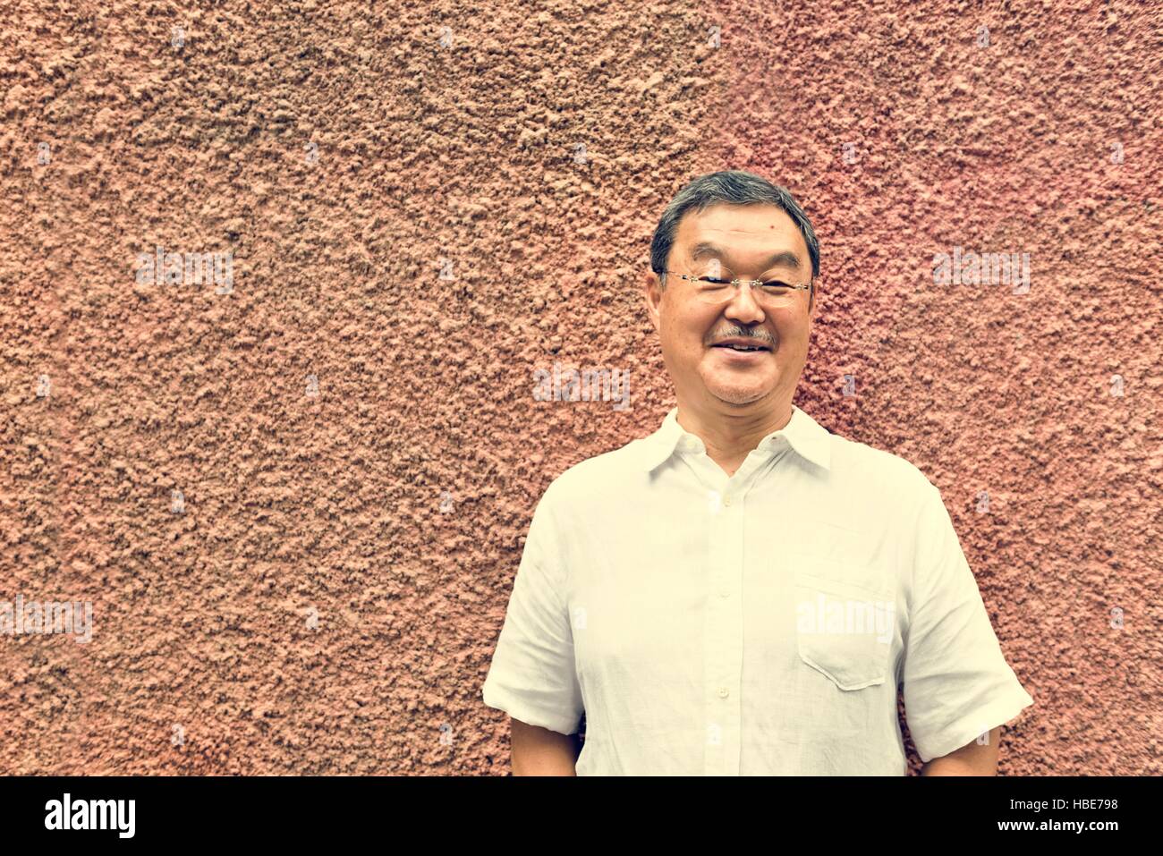 Japanese Man Smiling Lifestyle Protrait Concept Stock Photo - Alamy