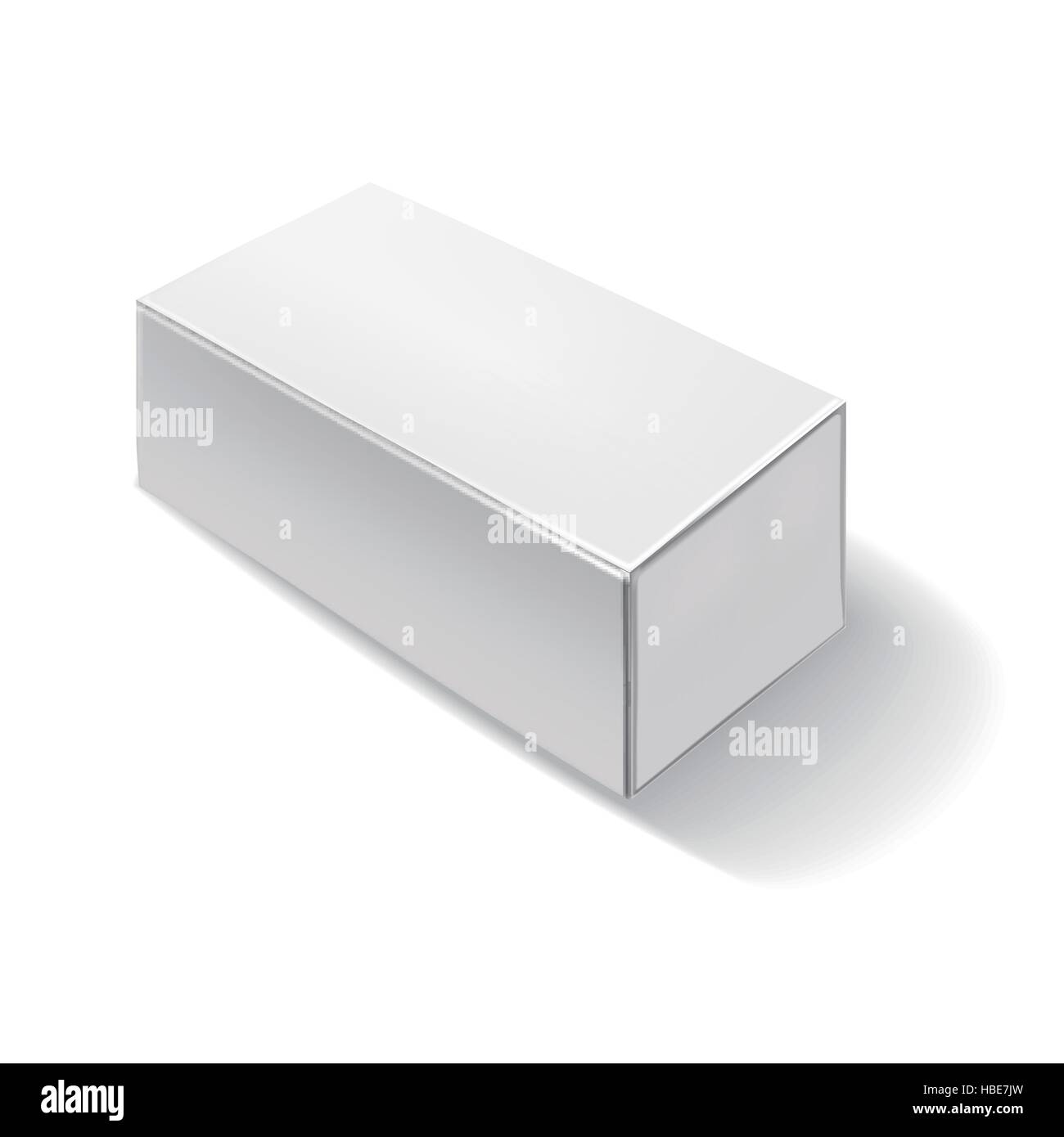 closed cardboard box isolated on white background Stock Vector Image ...