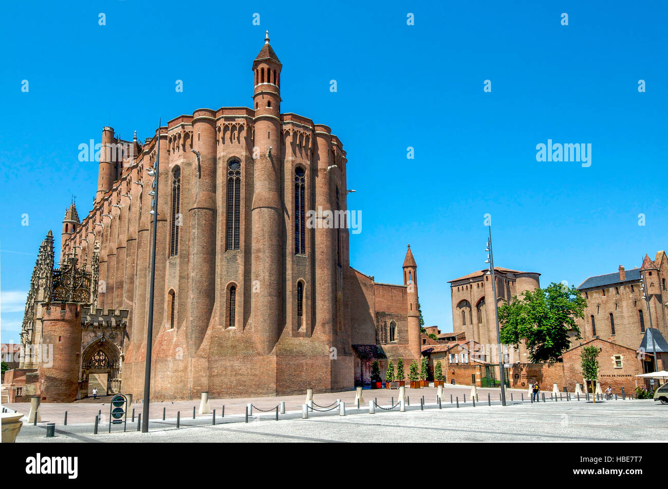 Albi city listed as UNESCO World Heritage Site, Saint Cecile cathedral ...