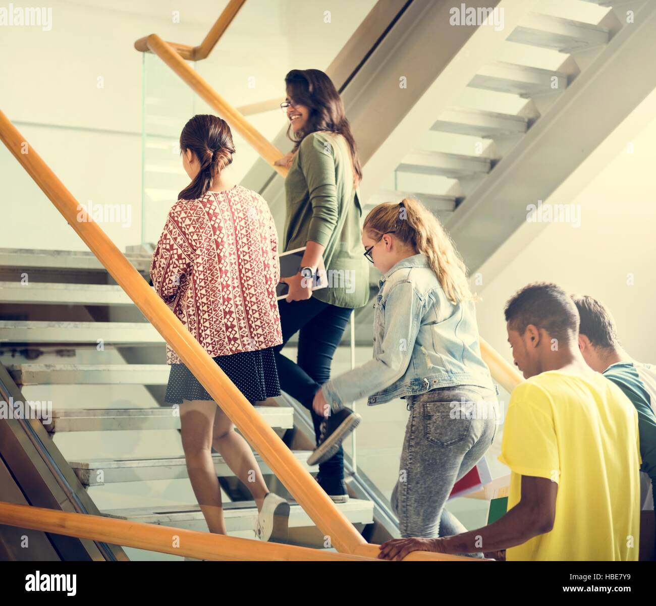 Education Students People Knowledge Concept Stock Photo - Alamy