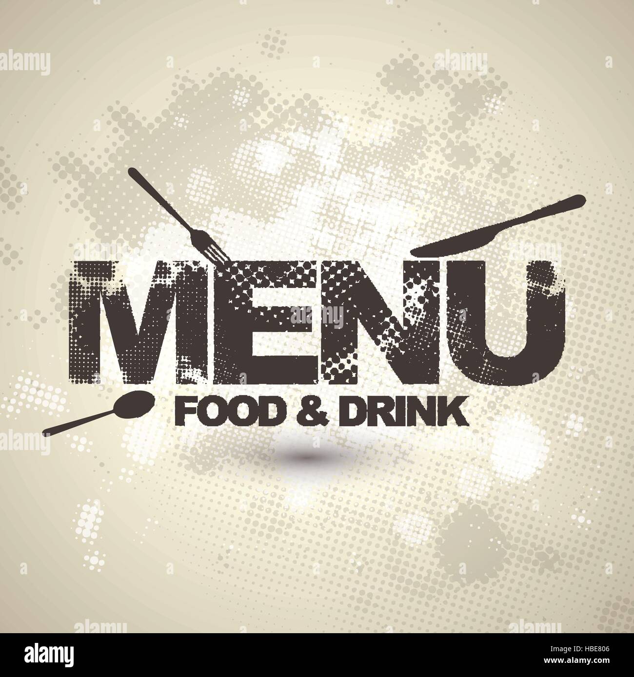 vector restaurant menu brochure cover design template Stock Vector ...