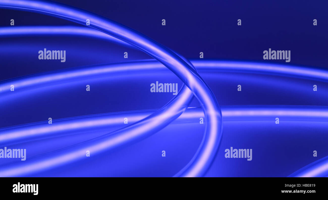 Futuristic blue neon lights concept backgrounds Stock Photo - Alamy