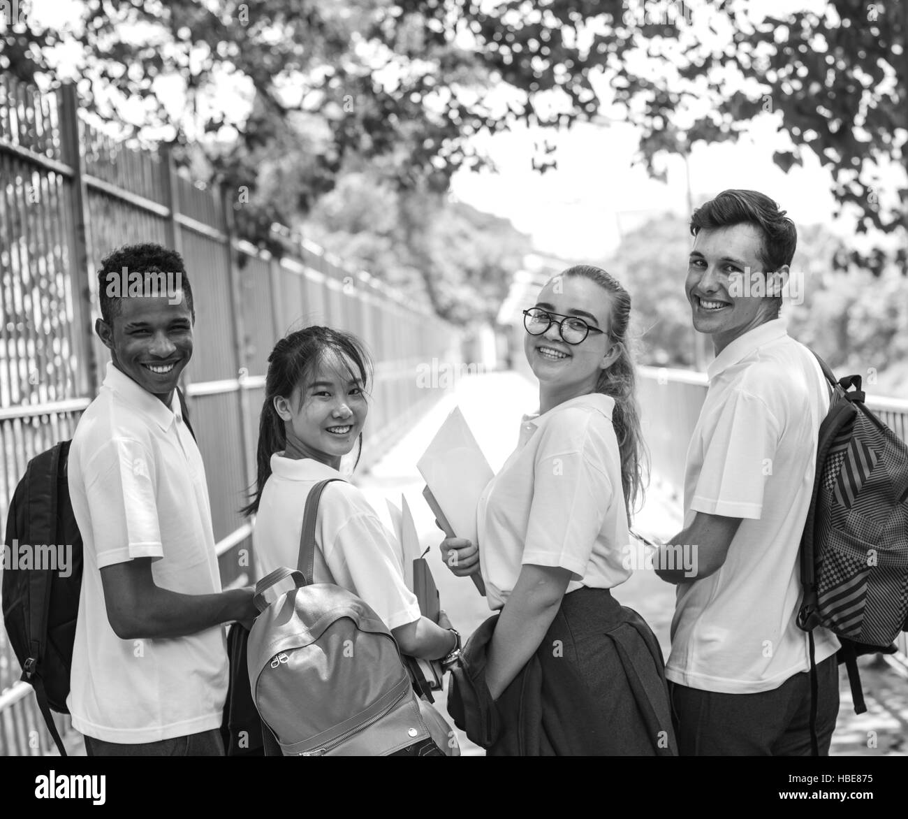 African university students study Black and White Stock Photos & Images ...
