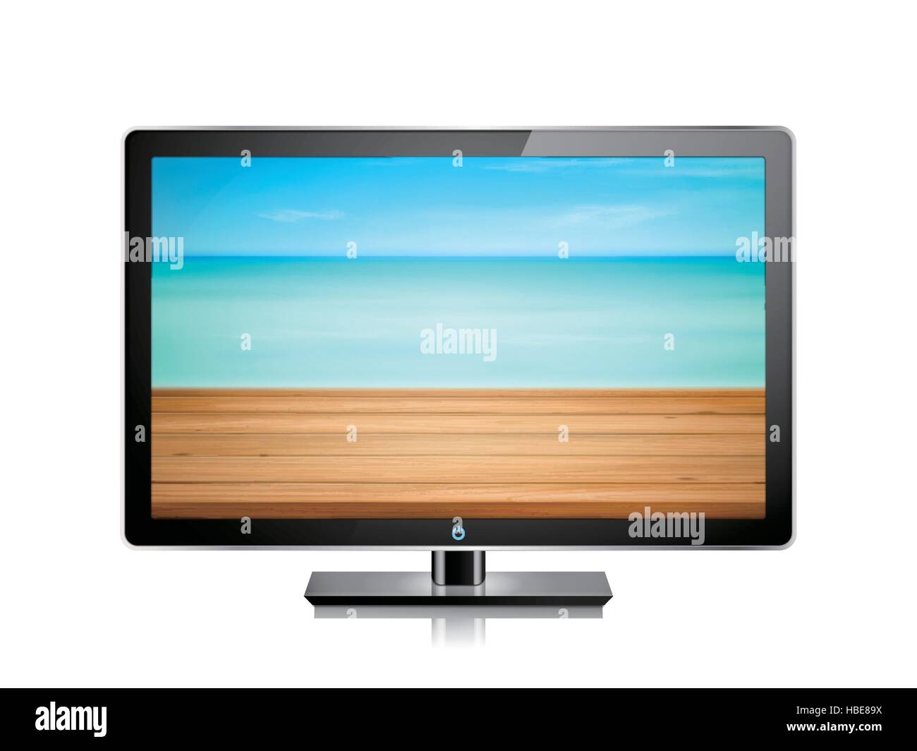 Beach scene high resolution Cut Out Stock Images & Pictures - Alamy