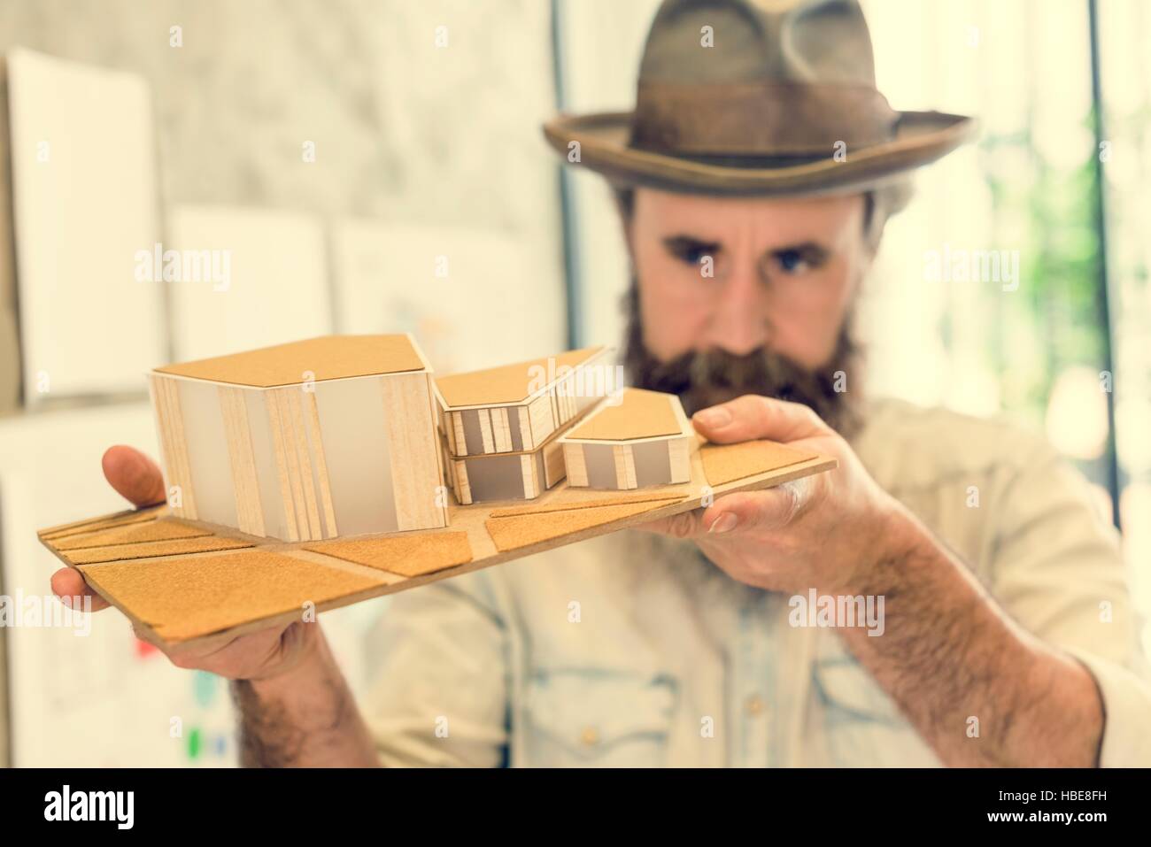 Design Studio Architect Creative Occupation House Model Concept Stock ...