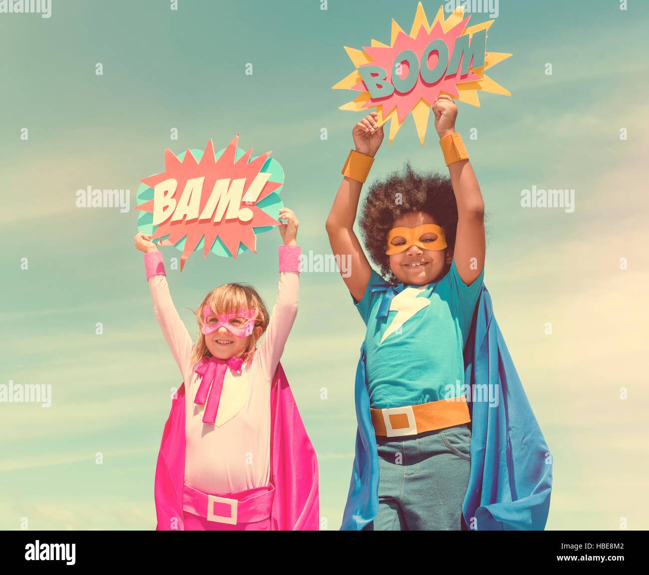 Children Childhood Super Hero Concept Stock Photo - Alamy