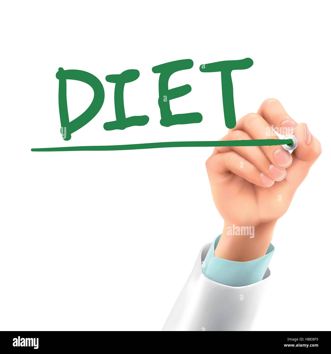3d word diet Stock Vector Images - Alamy