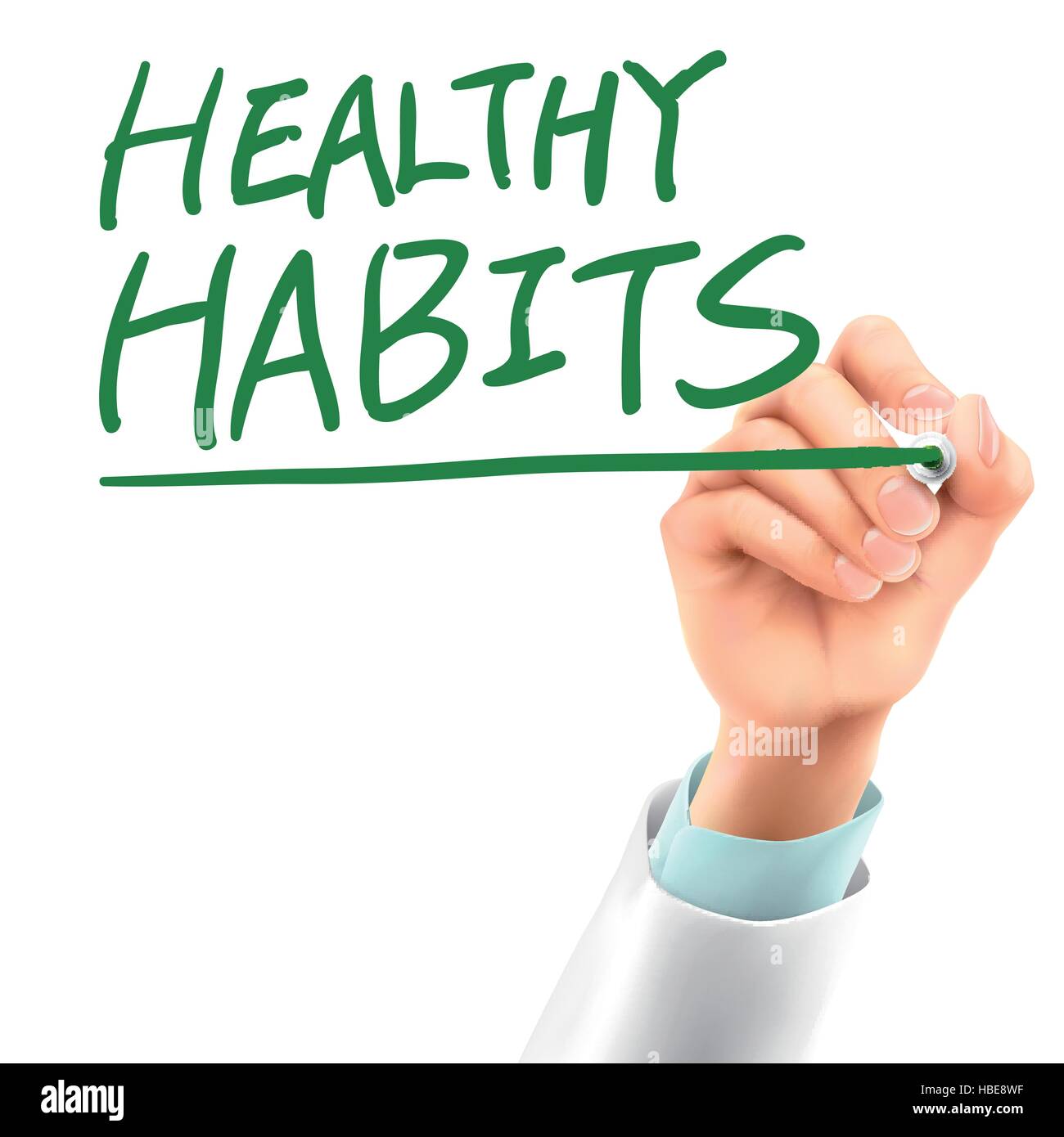 Habits vector vectors hi-res stock photography and images - Alamy