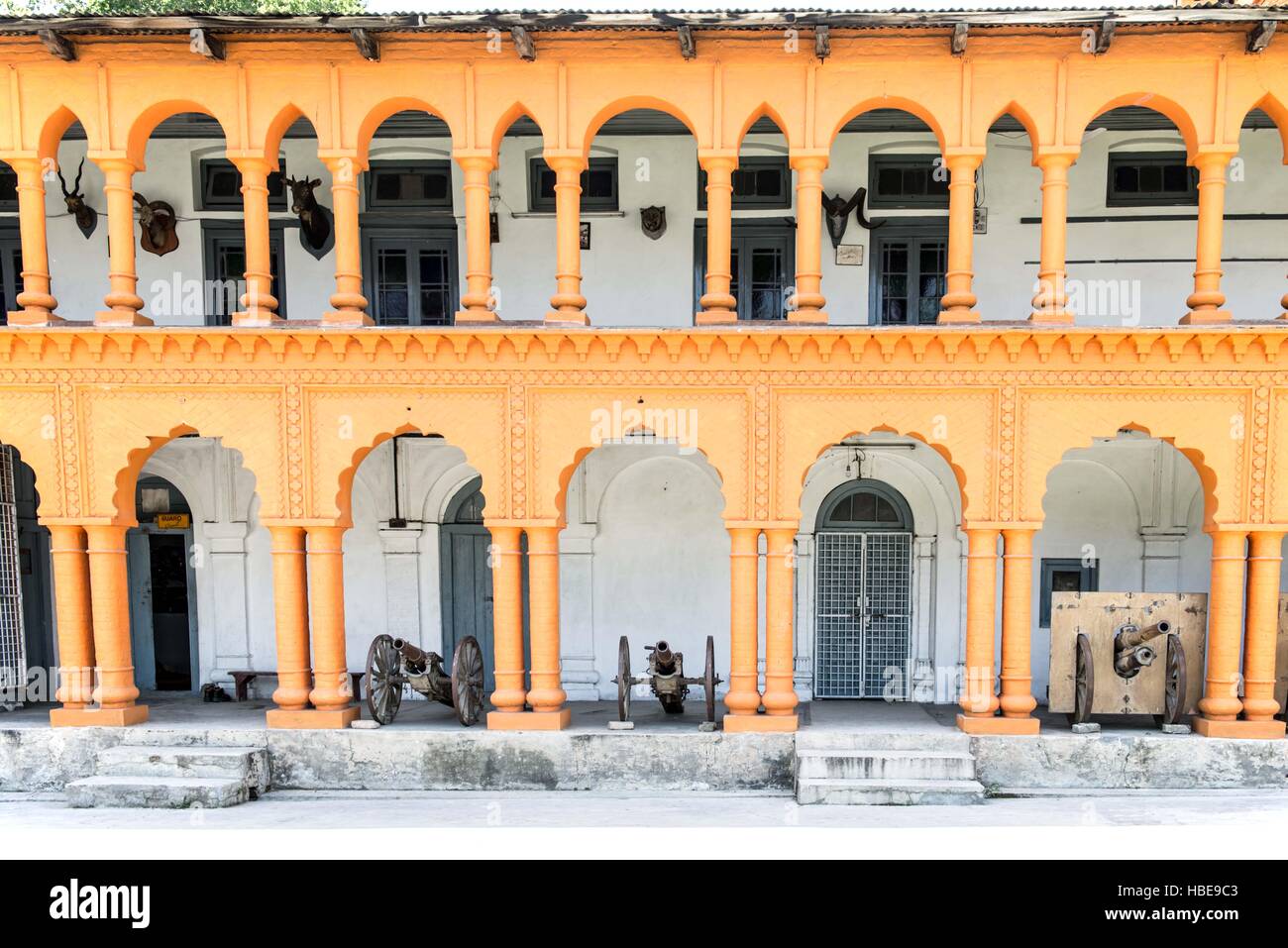 Facade within Chitral fort Stock Photo - Alamy