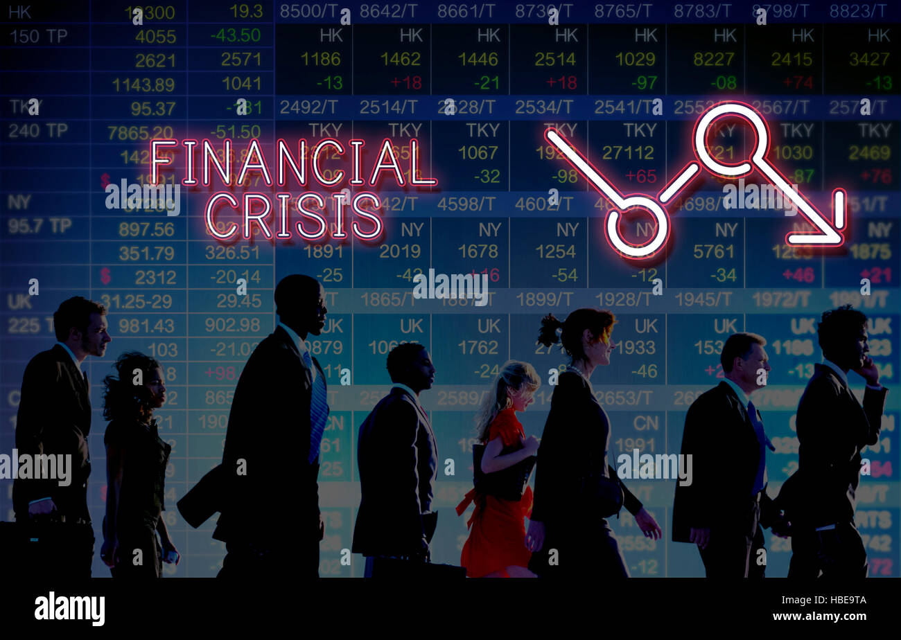 Bankruptcy Critical Recession Inflation Graphic Concept Stock Photo - Alamy