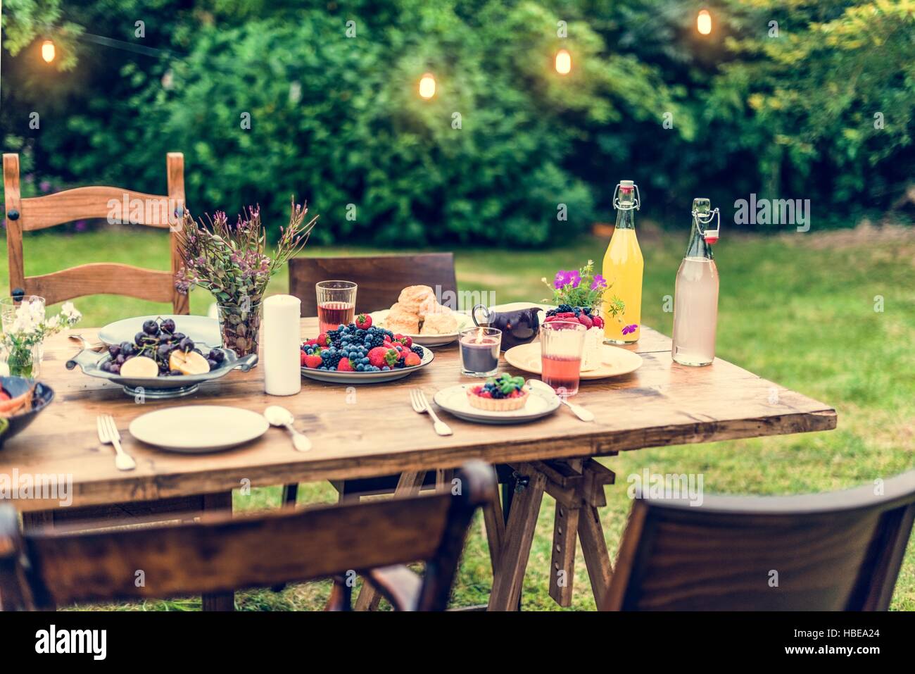 Table Food Lunch Variety Concept Stock Photo - Alamy