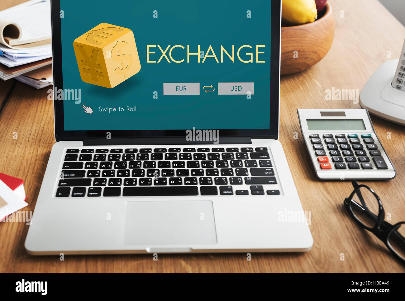 Currency Exchange Stock Market Financial Graphic Concept Stock Photo ...