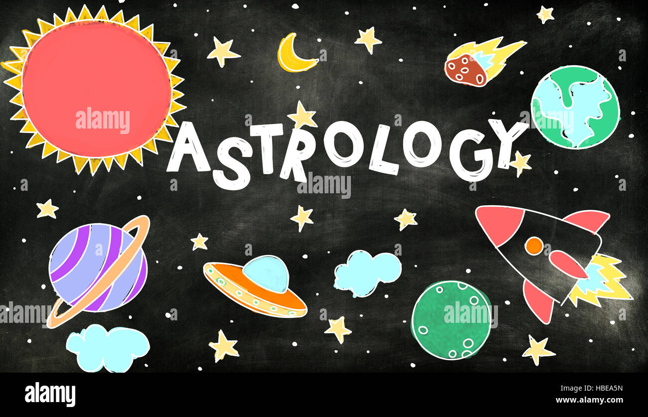 Astronomy Word Clip Art