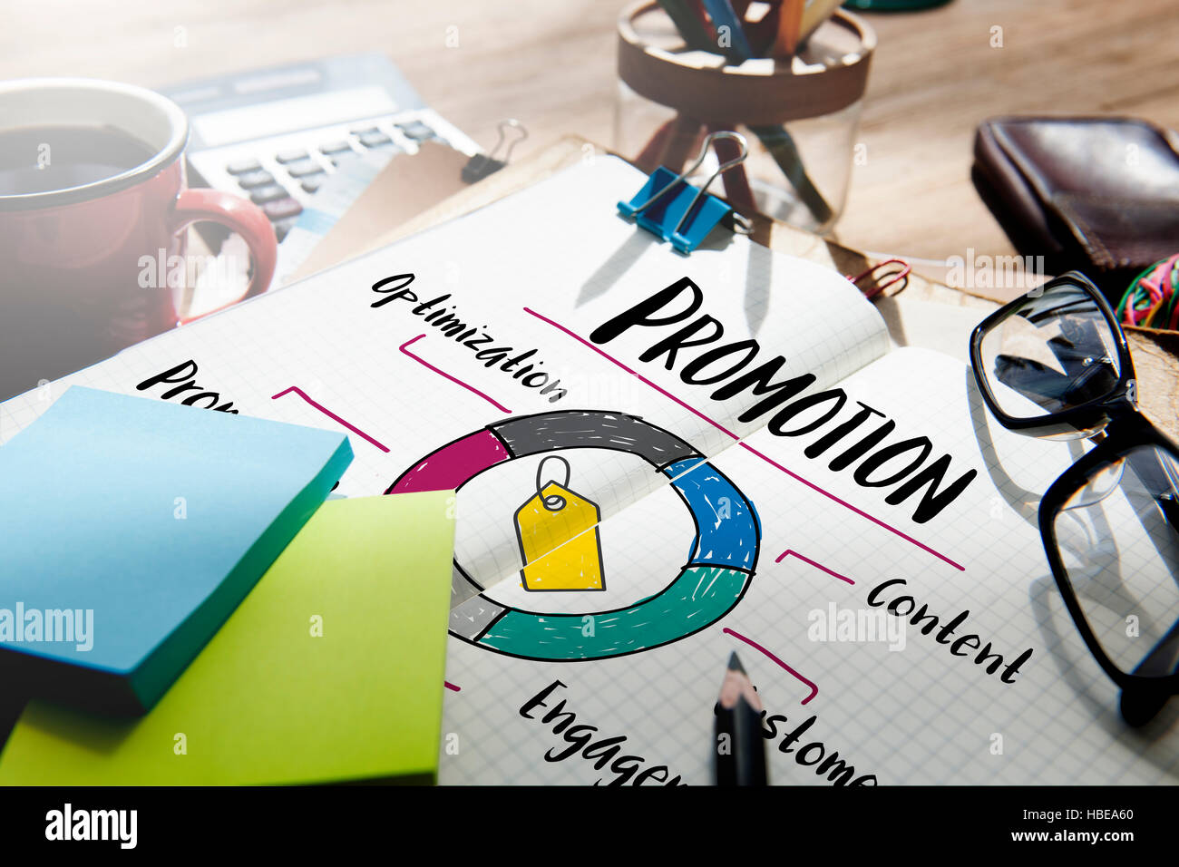 Promotion Product Strategy Marketing Concept Stock Photo - Alamy