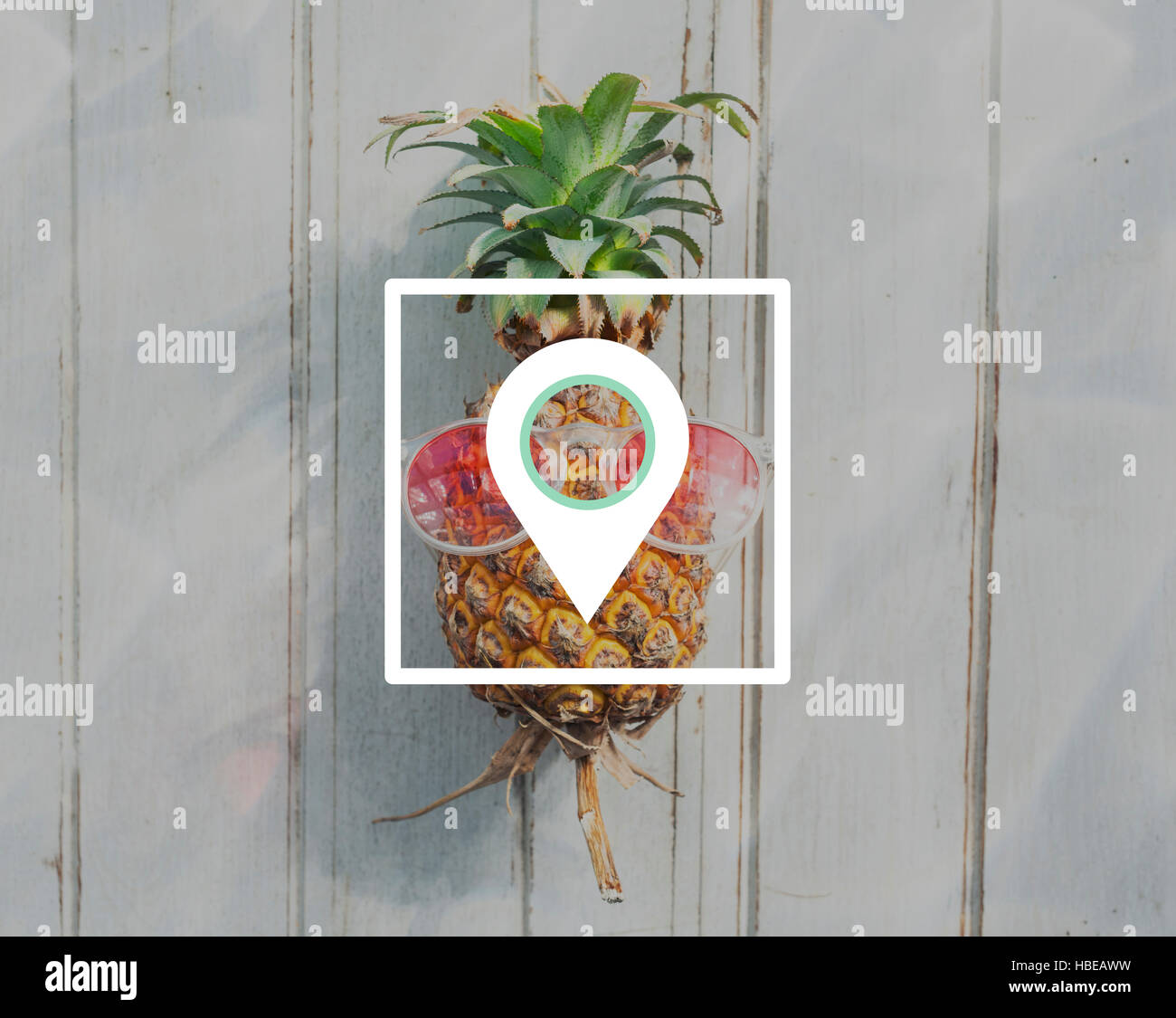 Distance Marker Positioning Navigation Icon Concept Stock Photo - Alamy