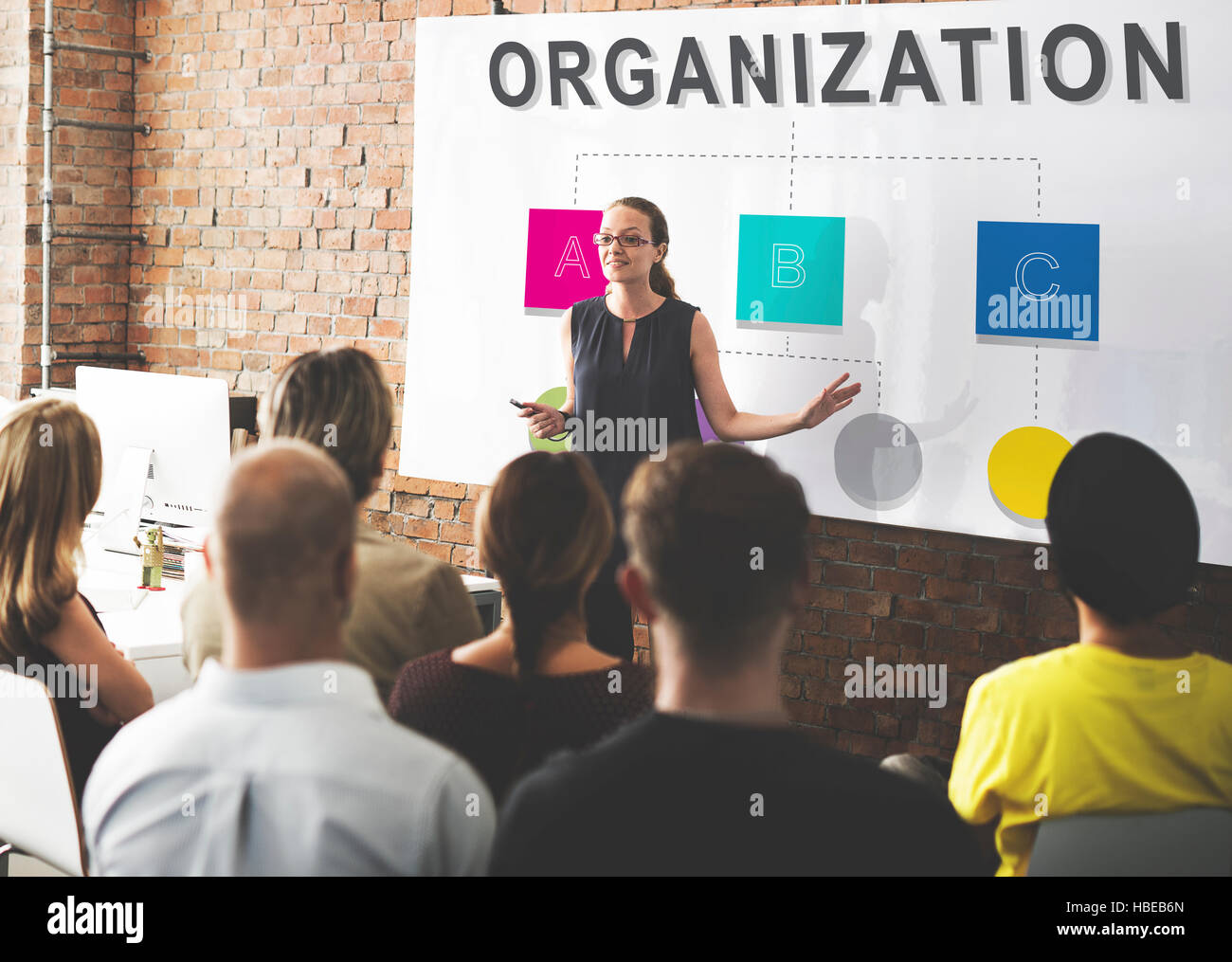 Organization Chart Position Structure Concept Stock Photo - Alamy
