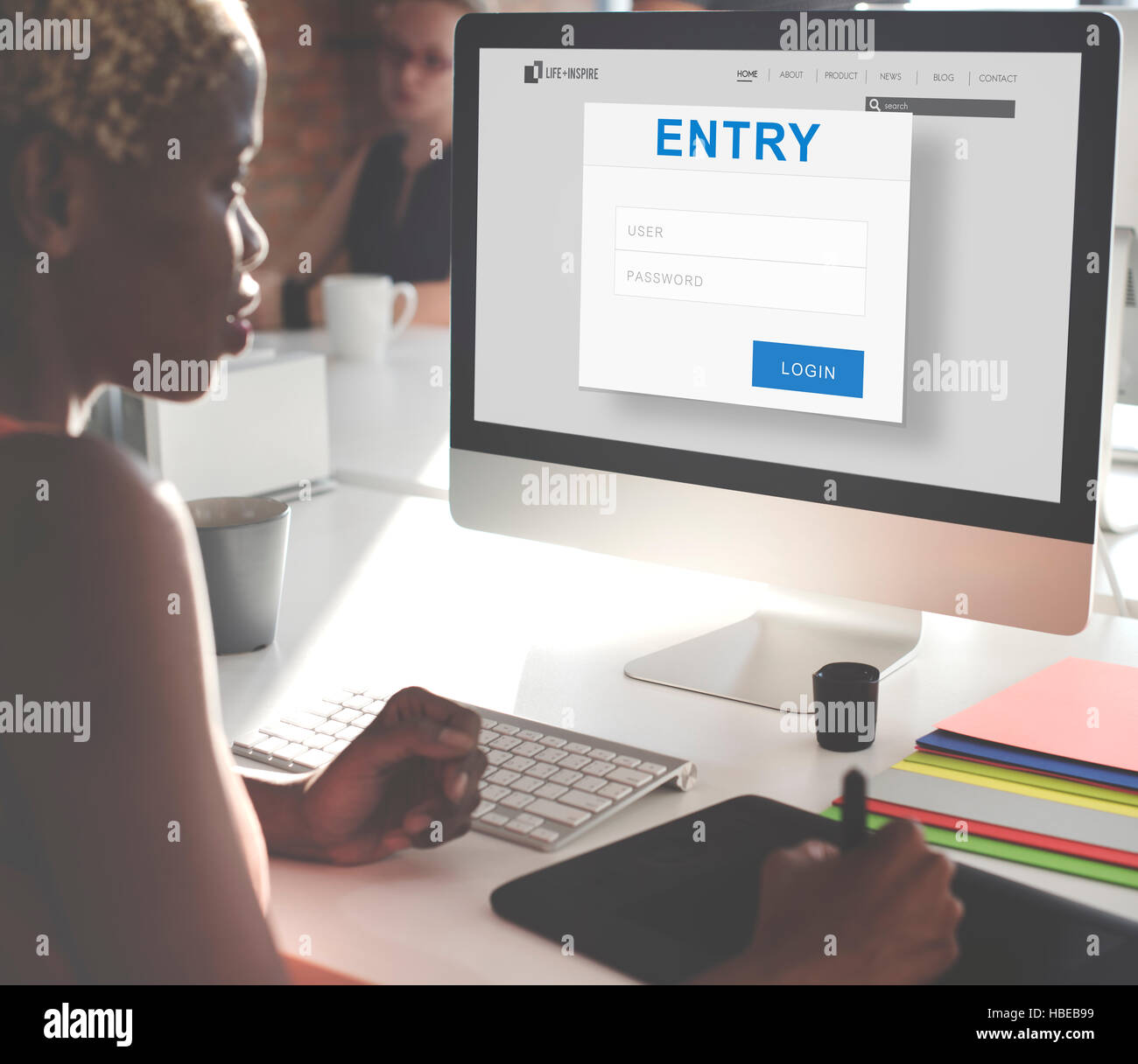 Entry Authorization Permission Accessible Security Concept Stock Photo ...