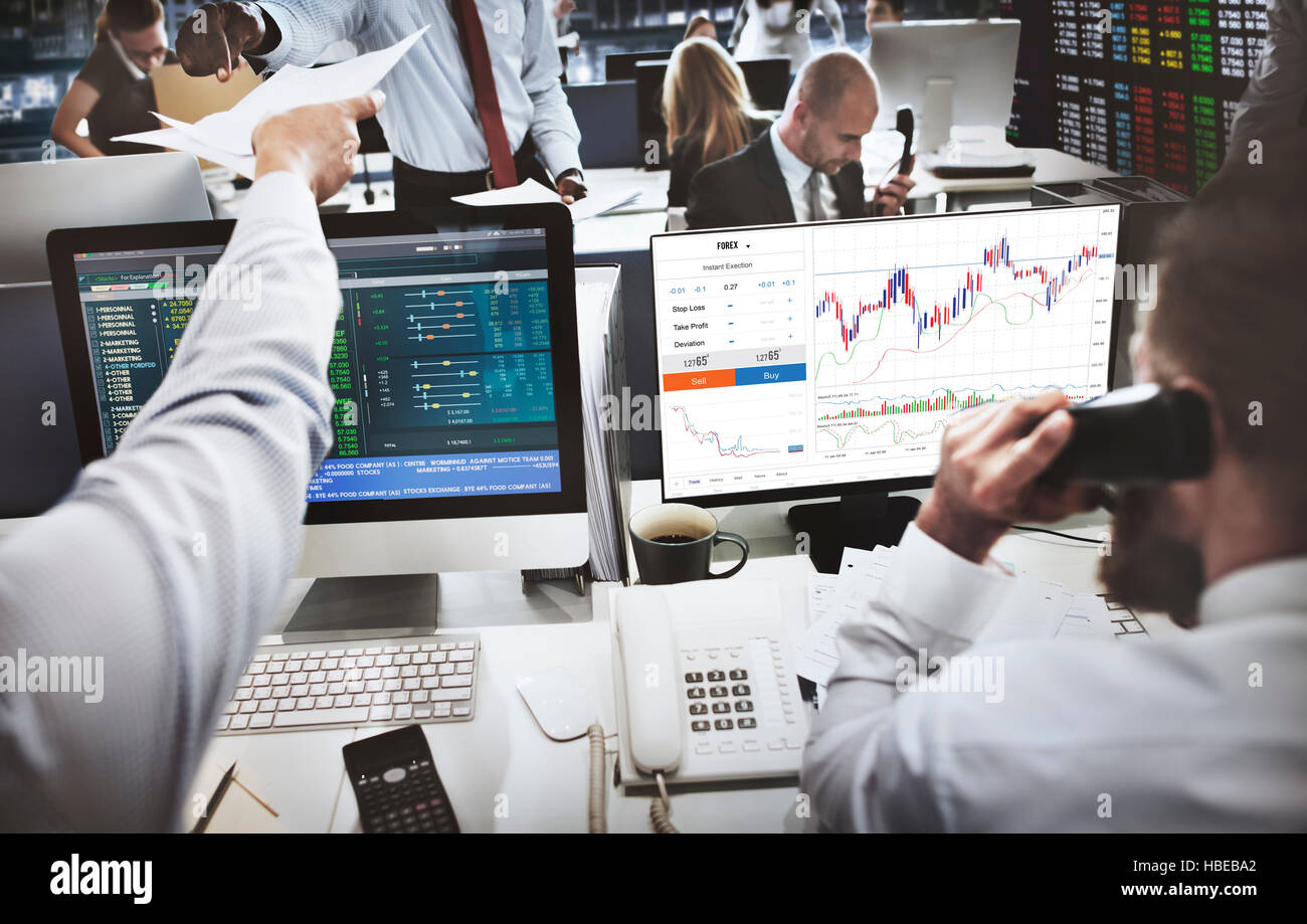 Forex Trade Graph Chart Concept Stock Photo - Alamy