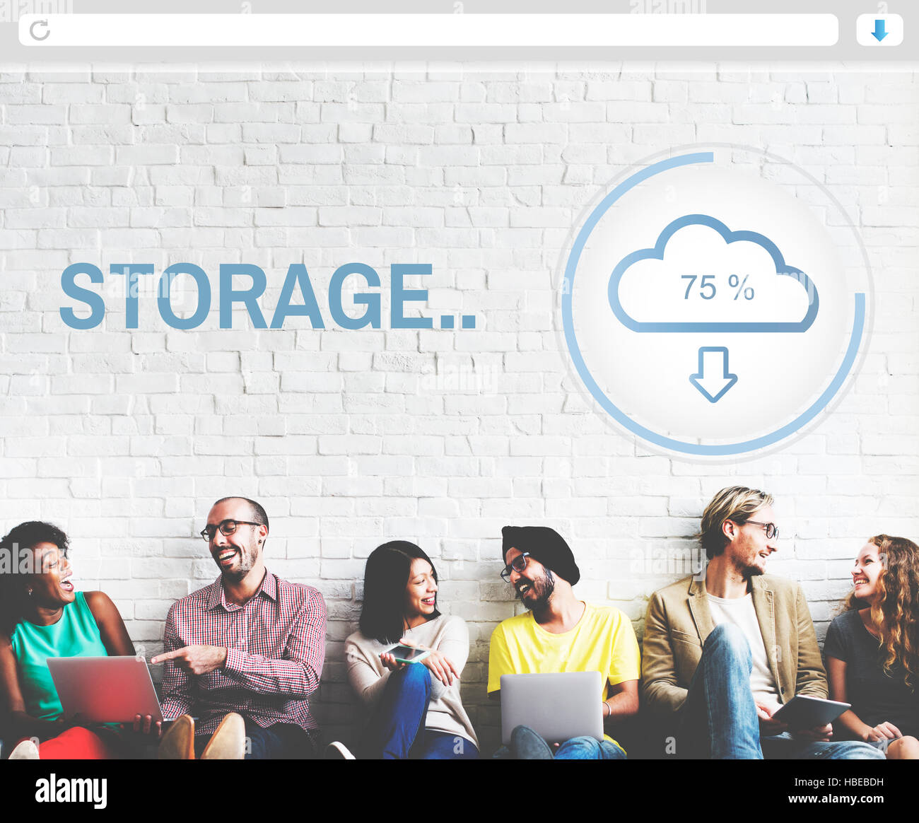 Storage The Cloud Storage Data Concept Stock Photo - Alamy