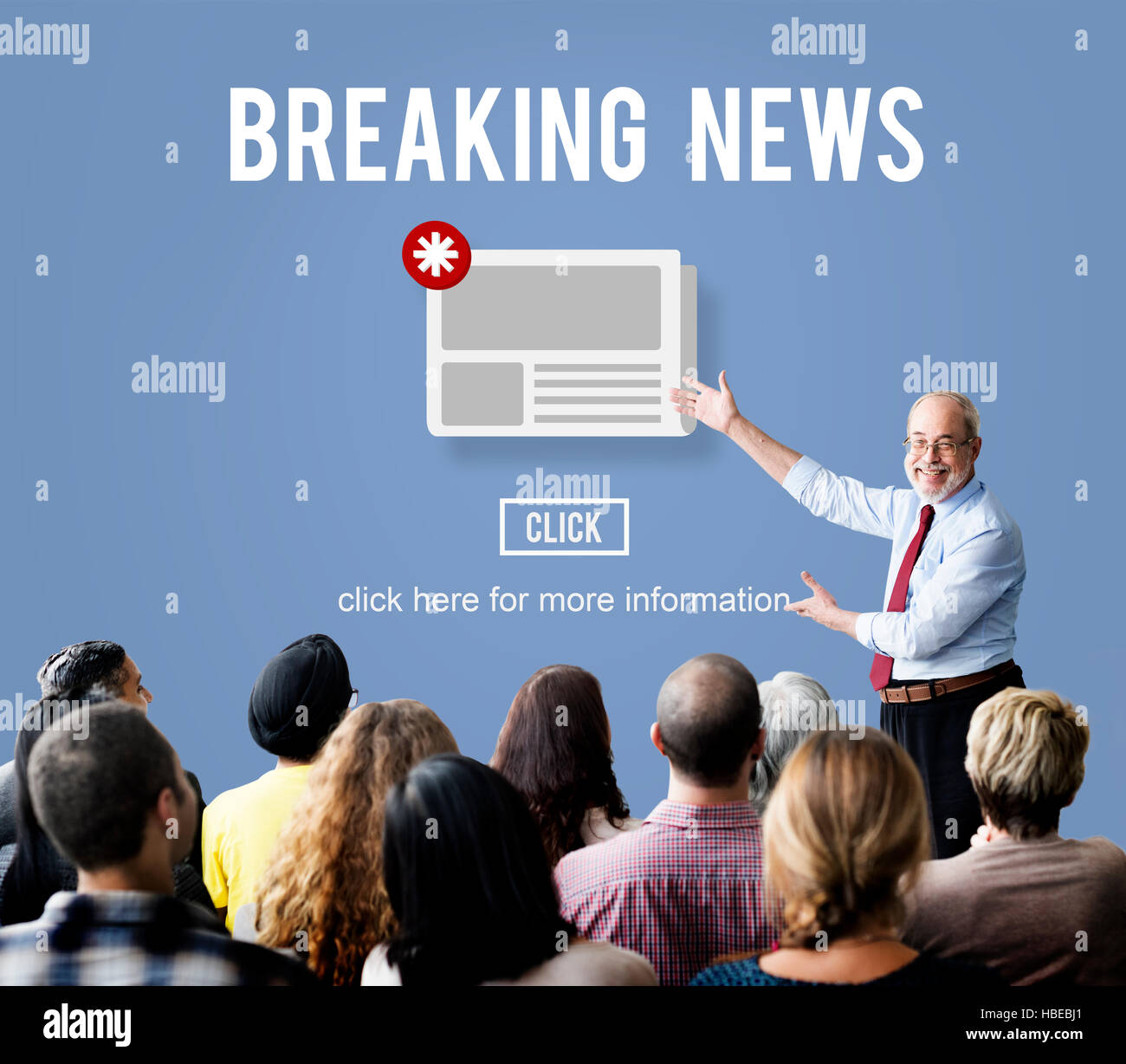 News Newsletter Announcement Update Information Concept Stock Photo - Alamy