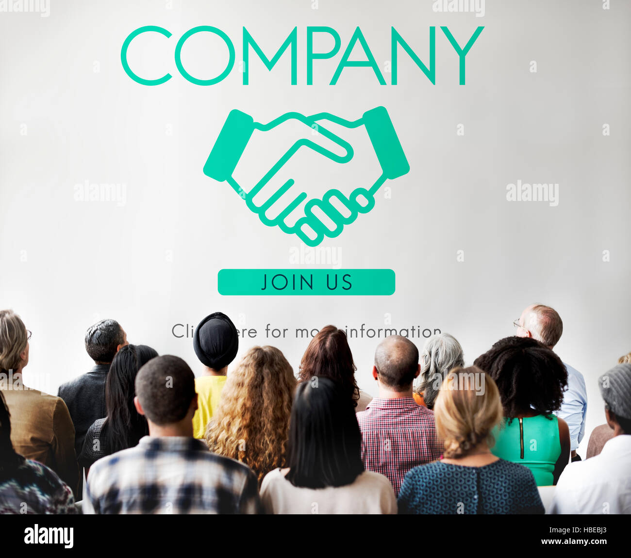 Business Organization Handshake Graphics Concept Stock Photo - Alamy
