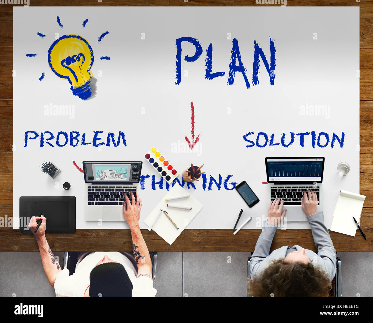 Strategy Idea Plan Brainstorm Analysis Concept Stock Photo - Alamy