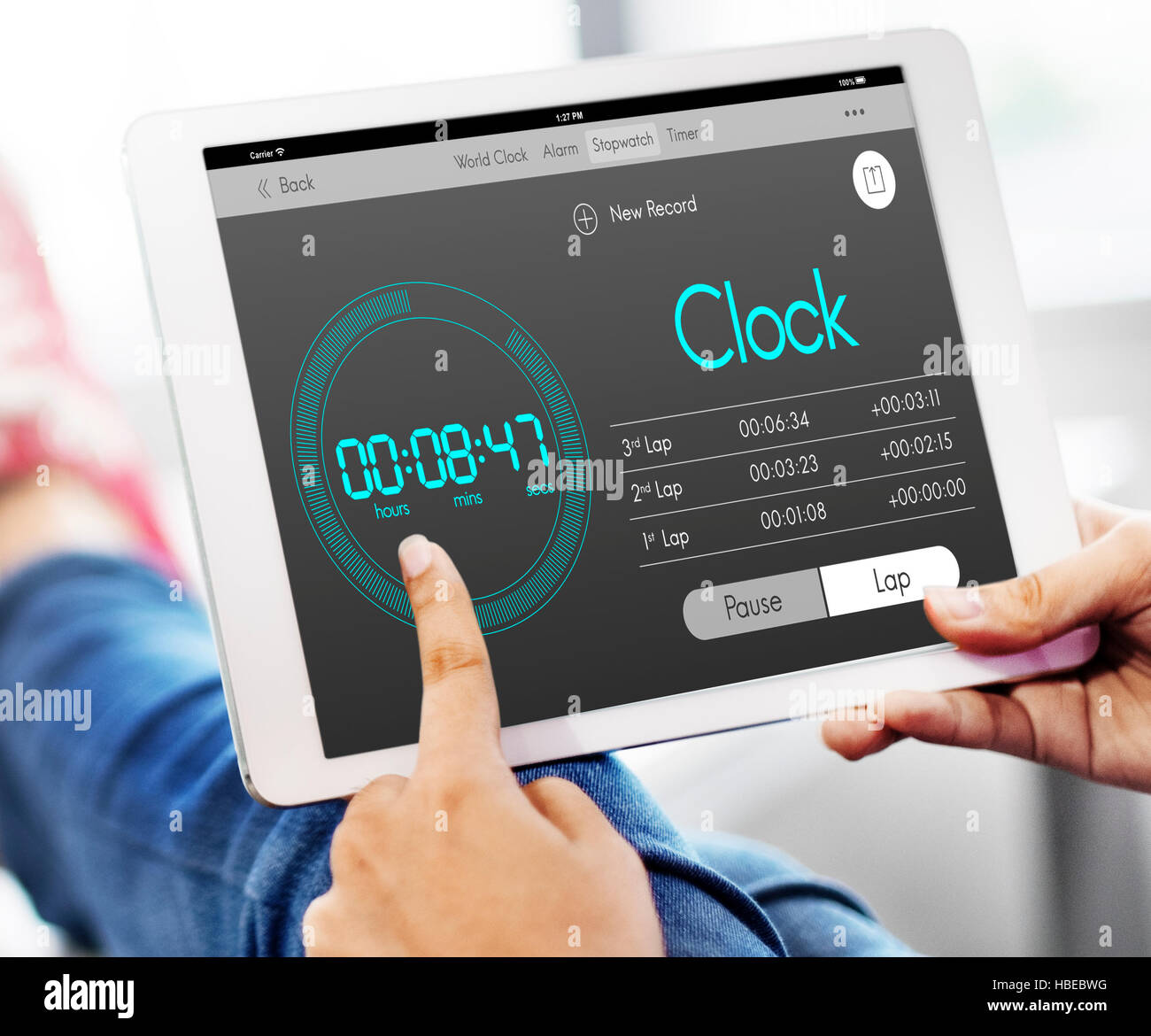 Alarm Clock Time Management Concept Stock Photo - Alamy