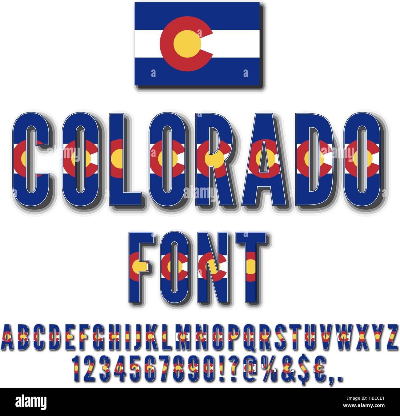 National Flag Font Stock Vector Image & Art - Alamy