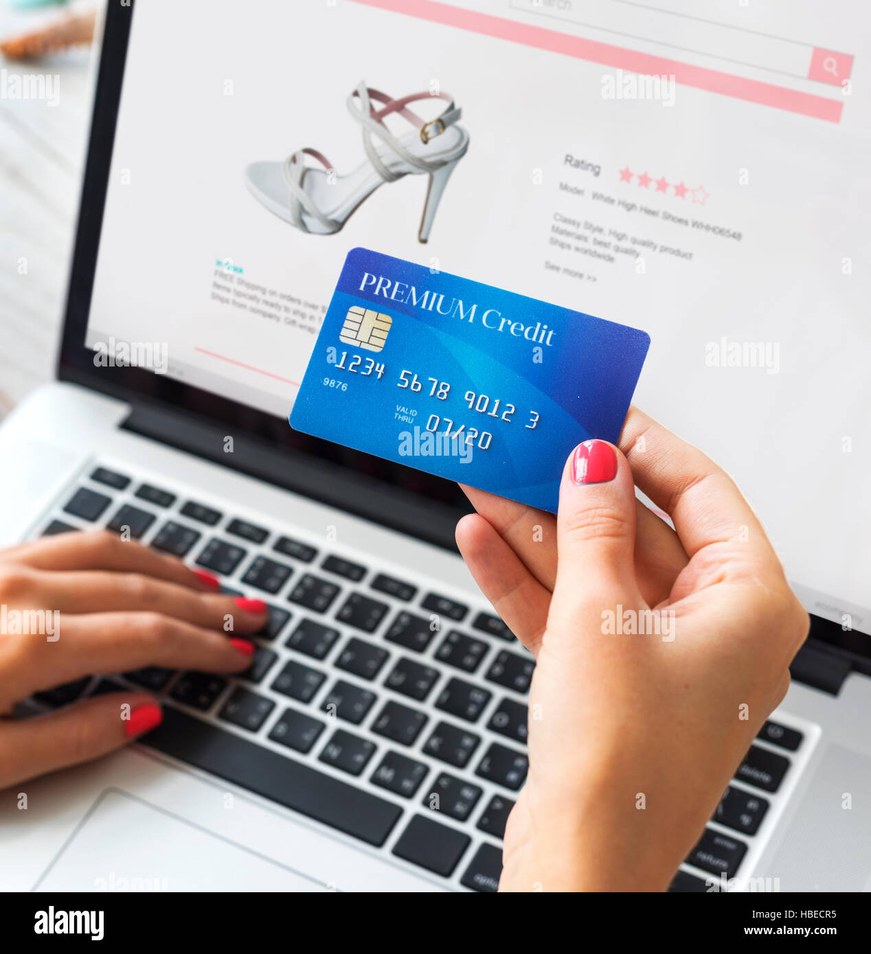 Person Shopping Online Connection Concept Stock Photo - Alamy