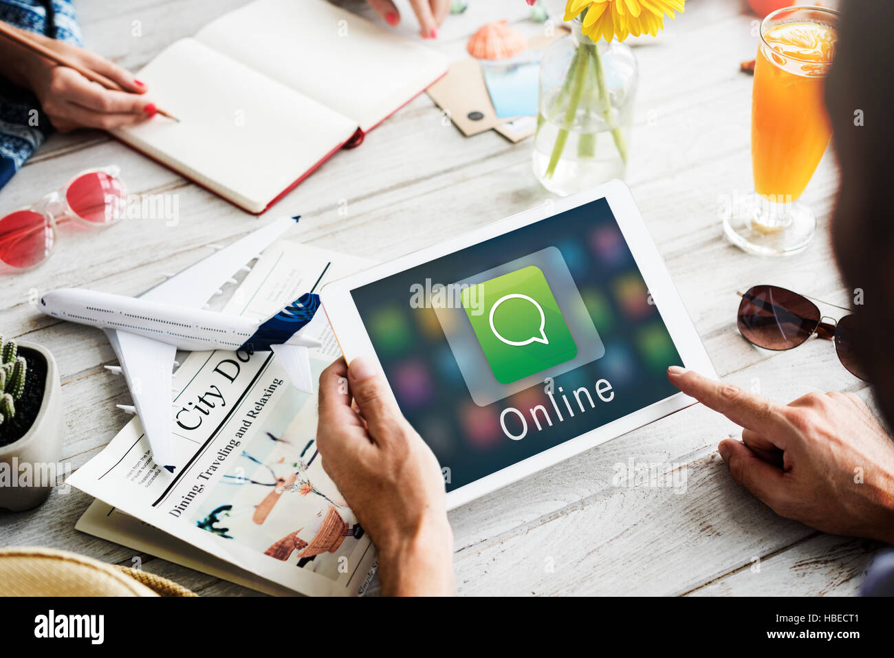 Application Connection Digital Internet Graphic Concept Stock Photo - Alamy