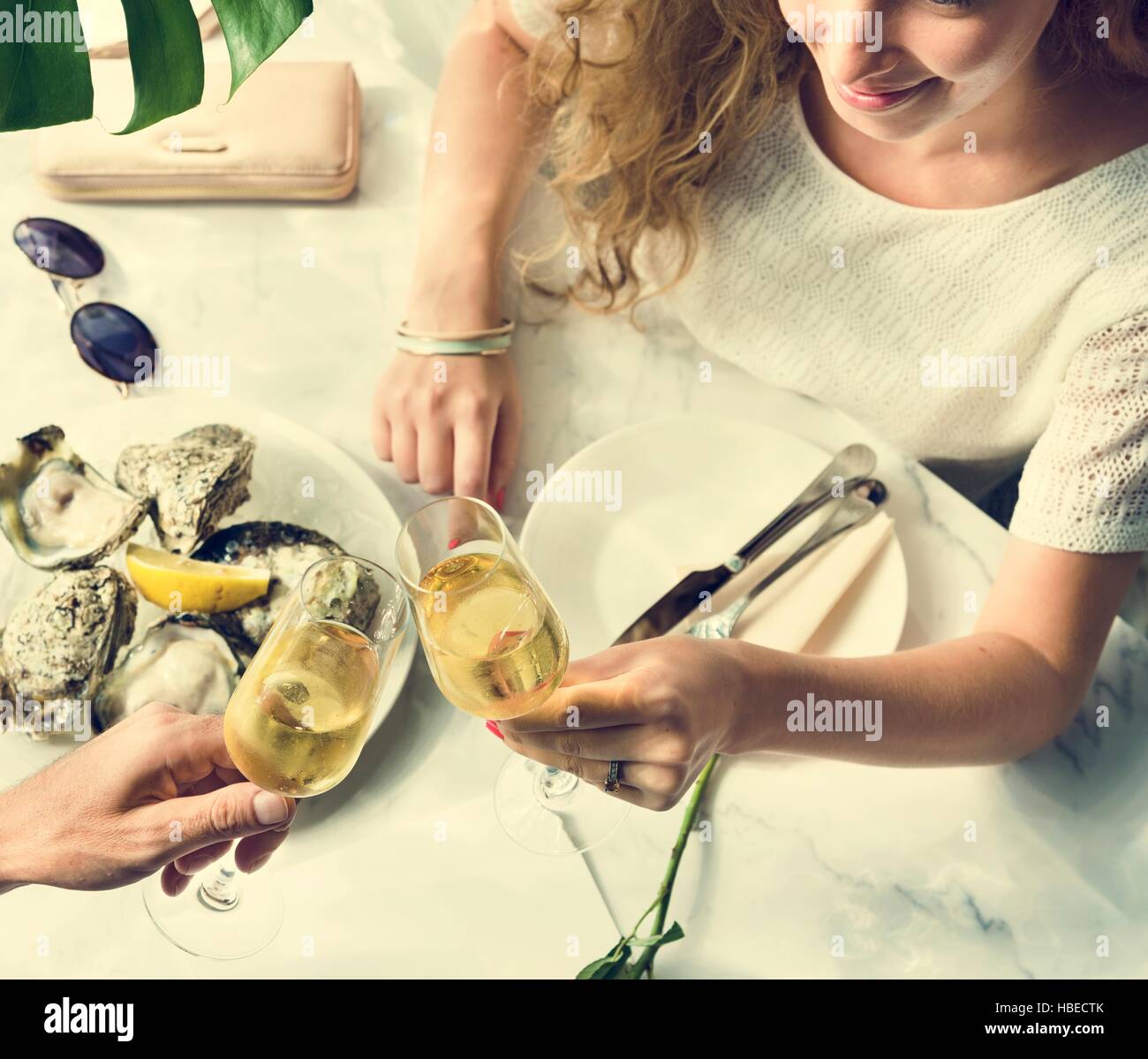 Toast Cheers Alcohol Beverage Celebration Party Concept Stock Photo - Alamy