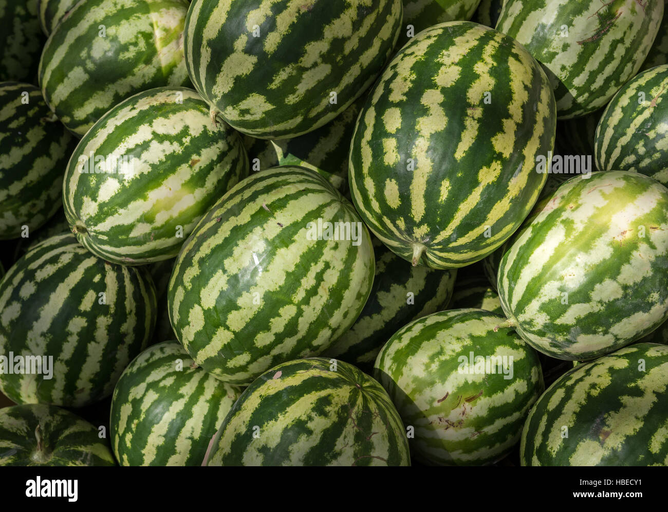 watermelon on a bazaar in Kashan, Iran Stock Photo - Alamy
